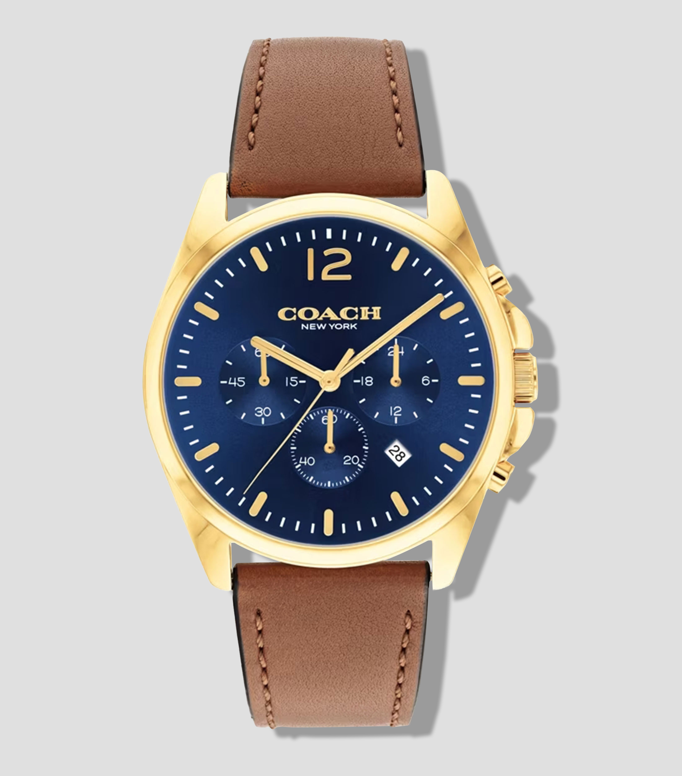 COACH Reloj para hombre Greyson casual, Dorado - El Palacio de Hierro