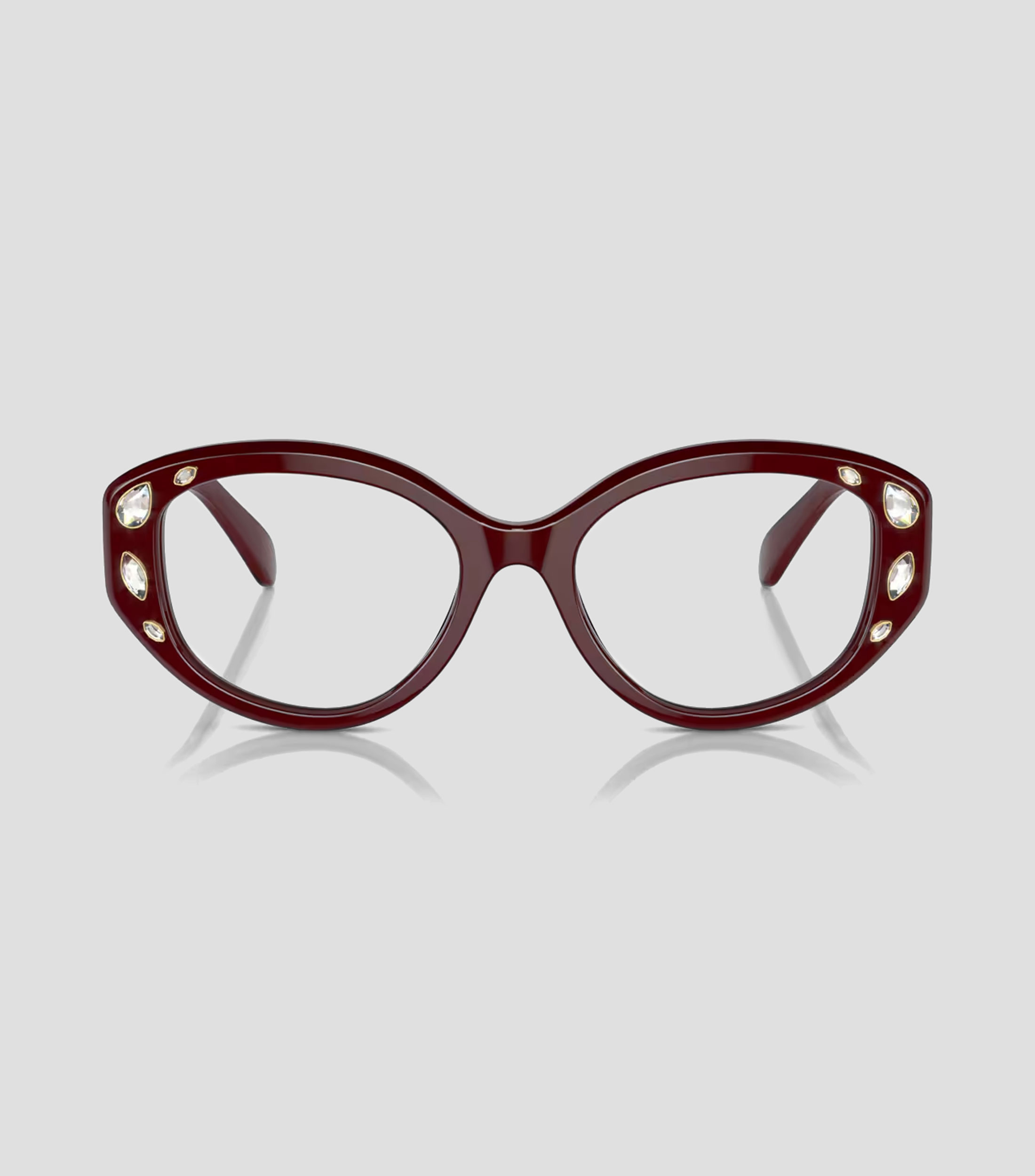 Swarovski: Lentes oftálmicos Panthos Rojo burdeos Mujer | El Palacio de ...