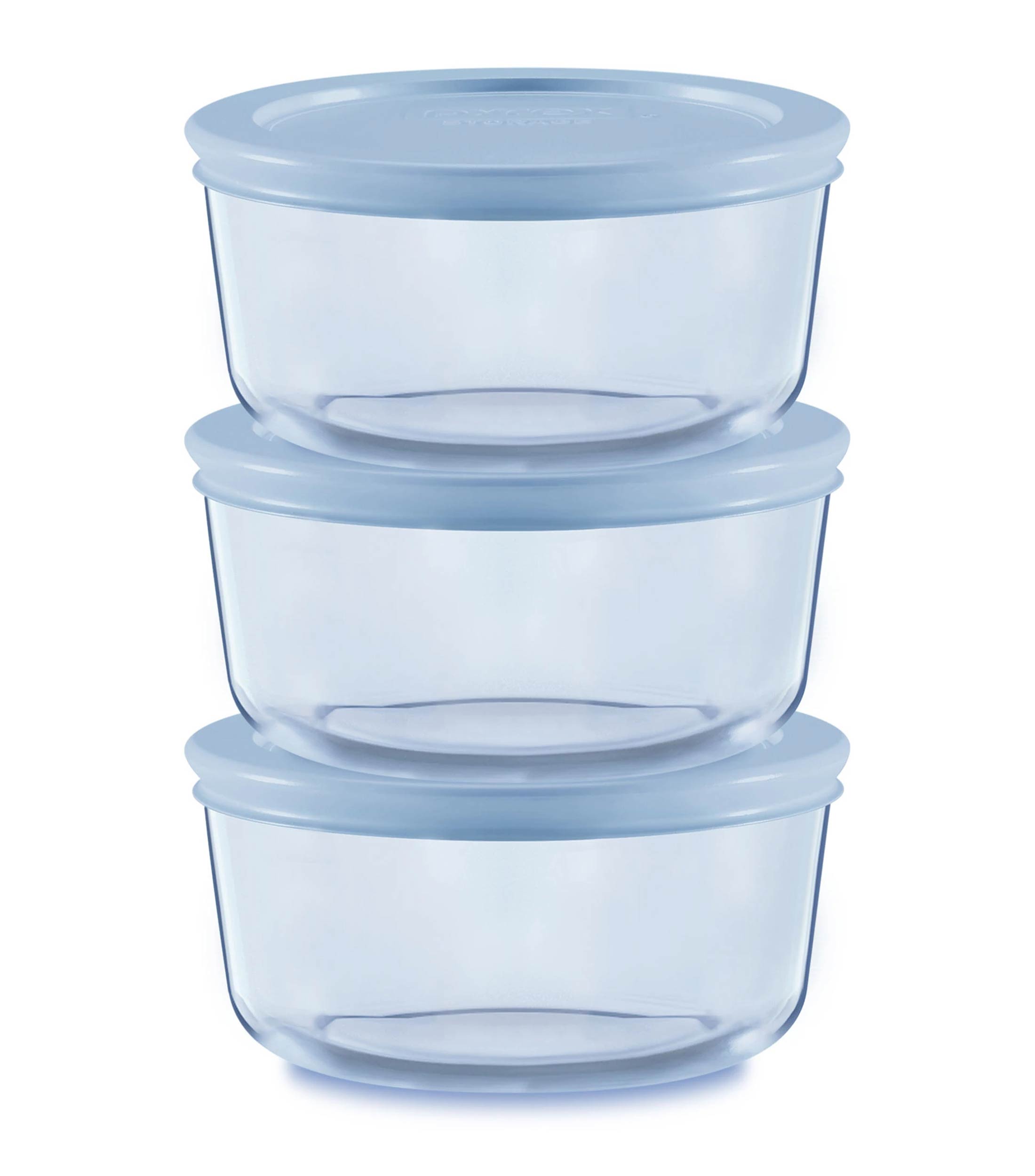 Pyrex: Set 3 refractarios con tapa en Vidrio Refractario | El Palacio ...