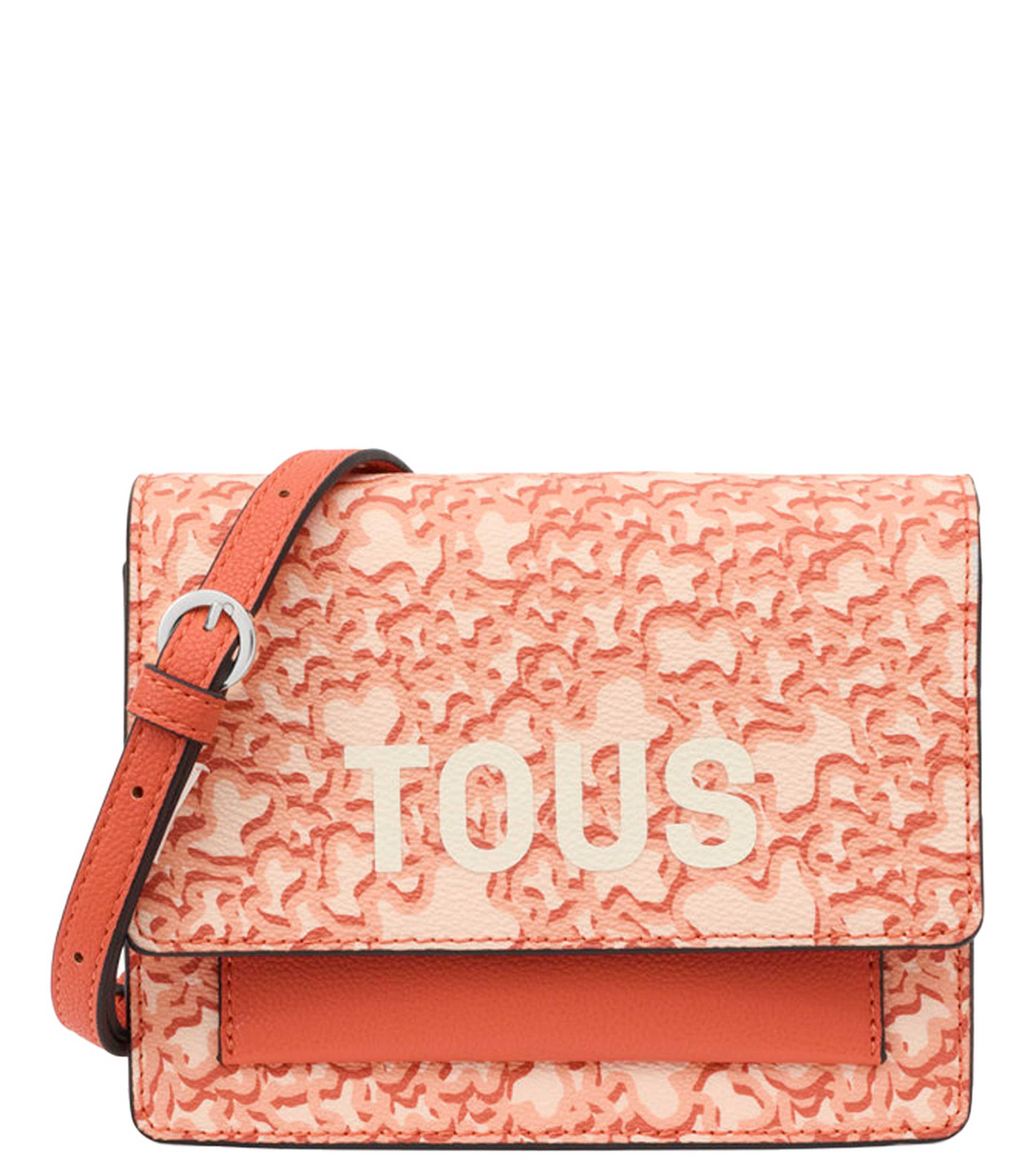 Tous: Bolso mini crossbody naranja Audree Kaos Evolution estampado ...