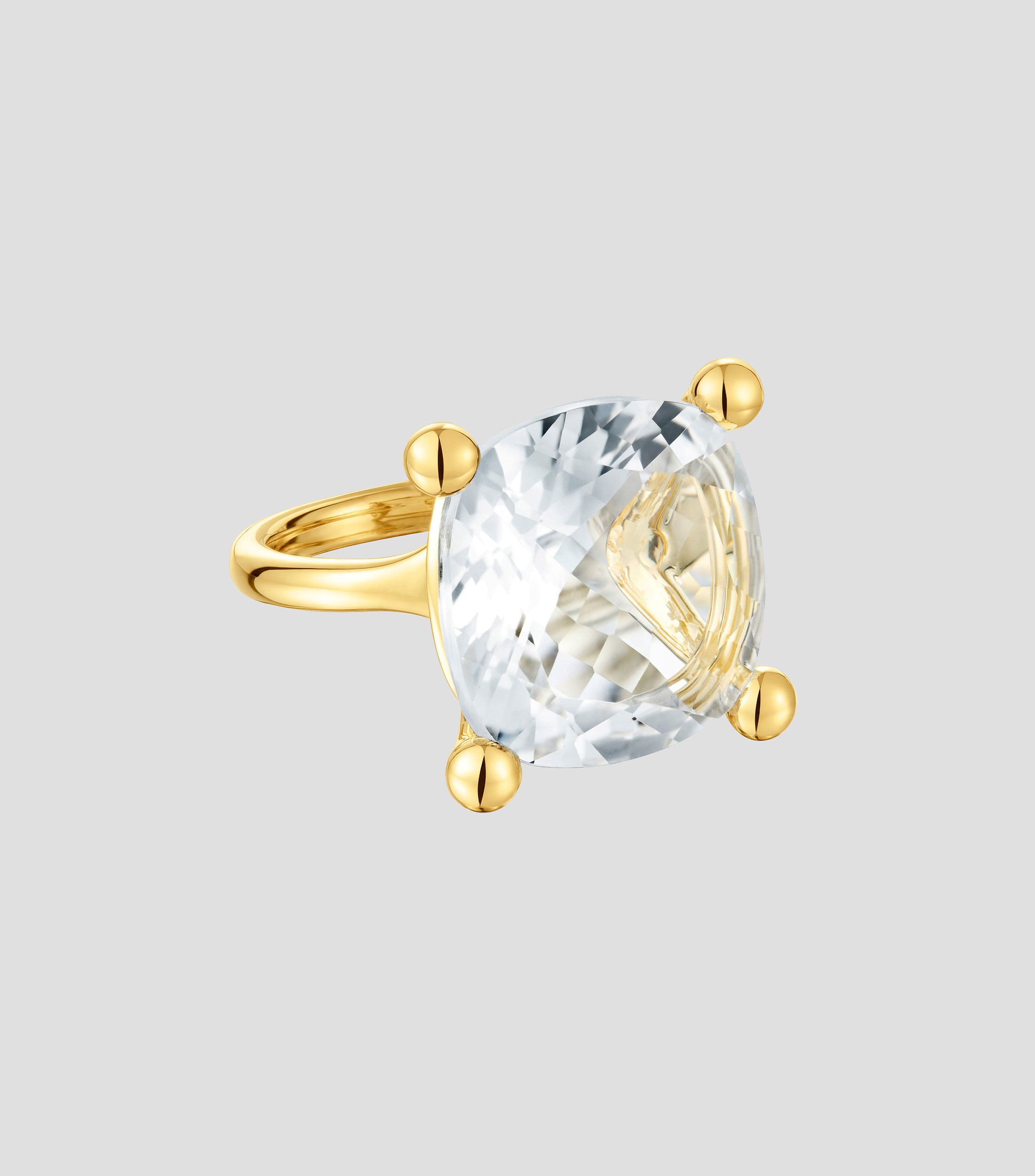 Tous Anillo en plata Color con cuarzo Mujer |El Palacio de Hierro