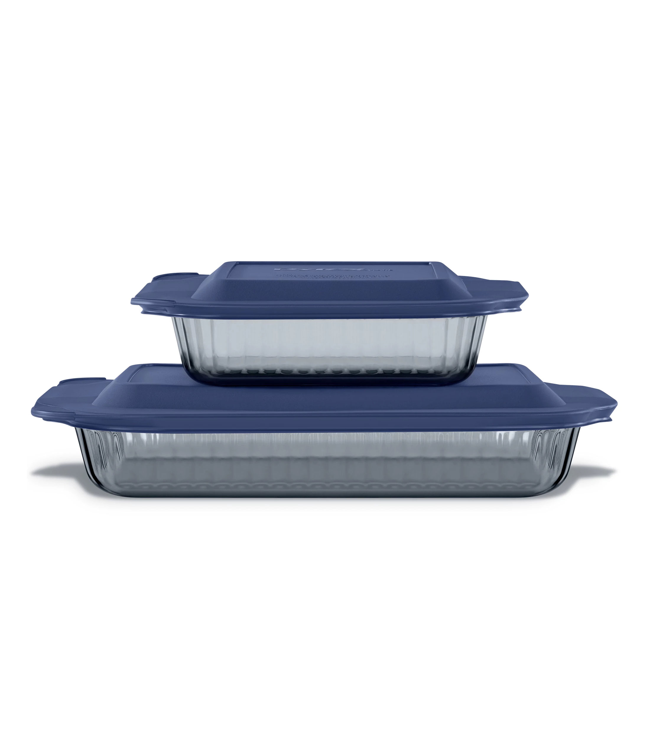 Pyrex: Set 2 Refractarios con tapa Smoke | El Palacio de Hierro