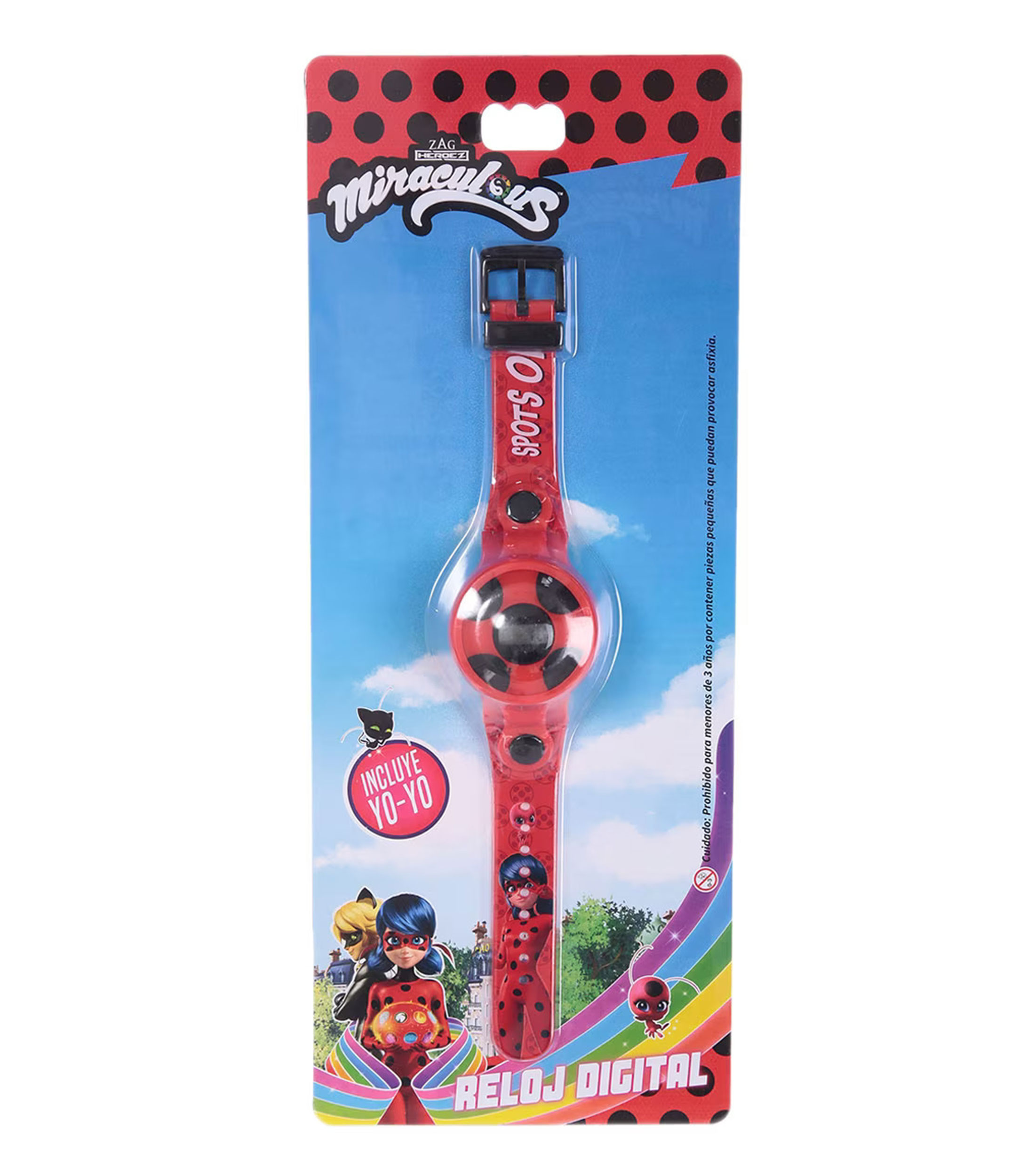 Miraculous: Reloj digital con Yo-Yo Ladybug | El Palacio de Hierro