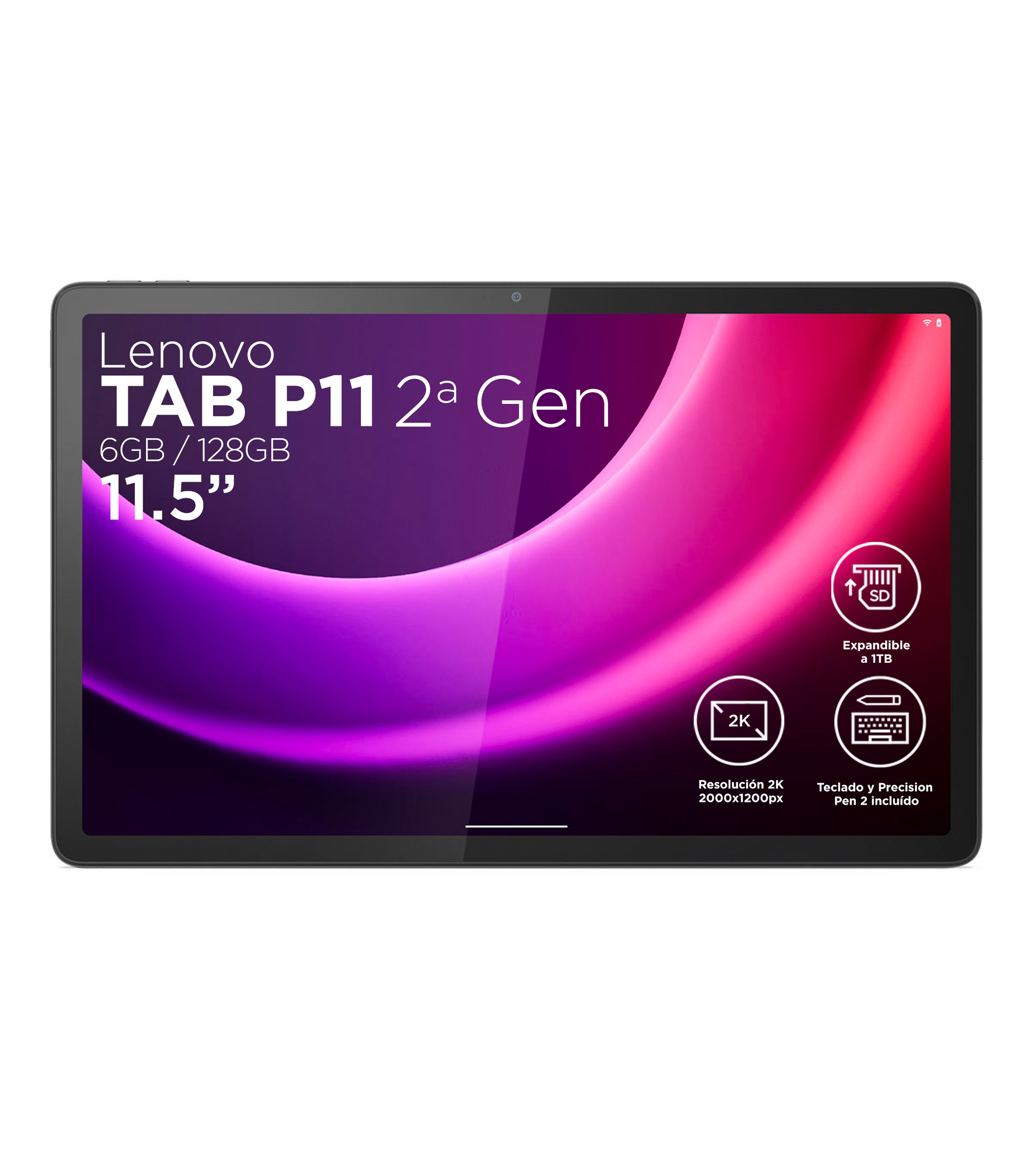 Lenovo: Tablet Tab P11, 11.5 ", 128 GB, RAM 6 GB, Android 12, MediaTek Helio G99, Wi-Fi, Storm ...