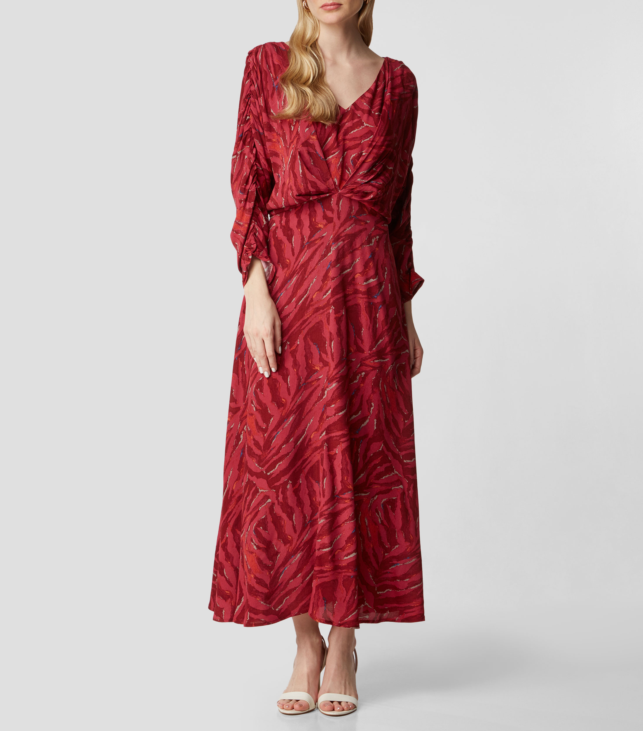 Cortefiel: Vestido Midi Manga Larga Mujer | El Palacio de Hierro