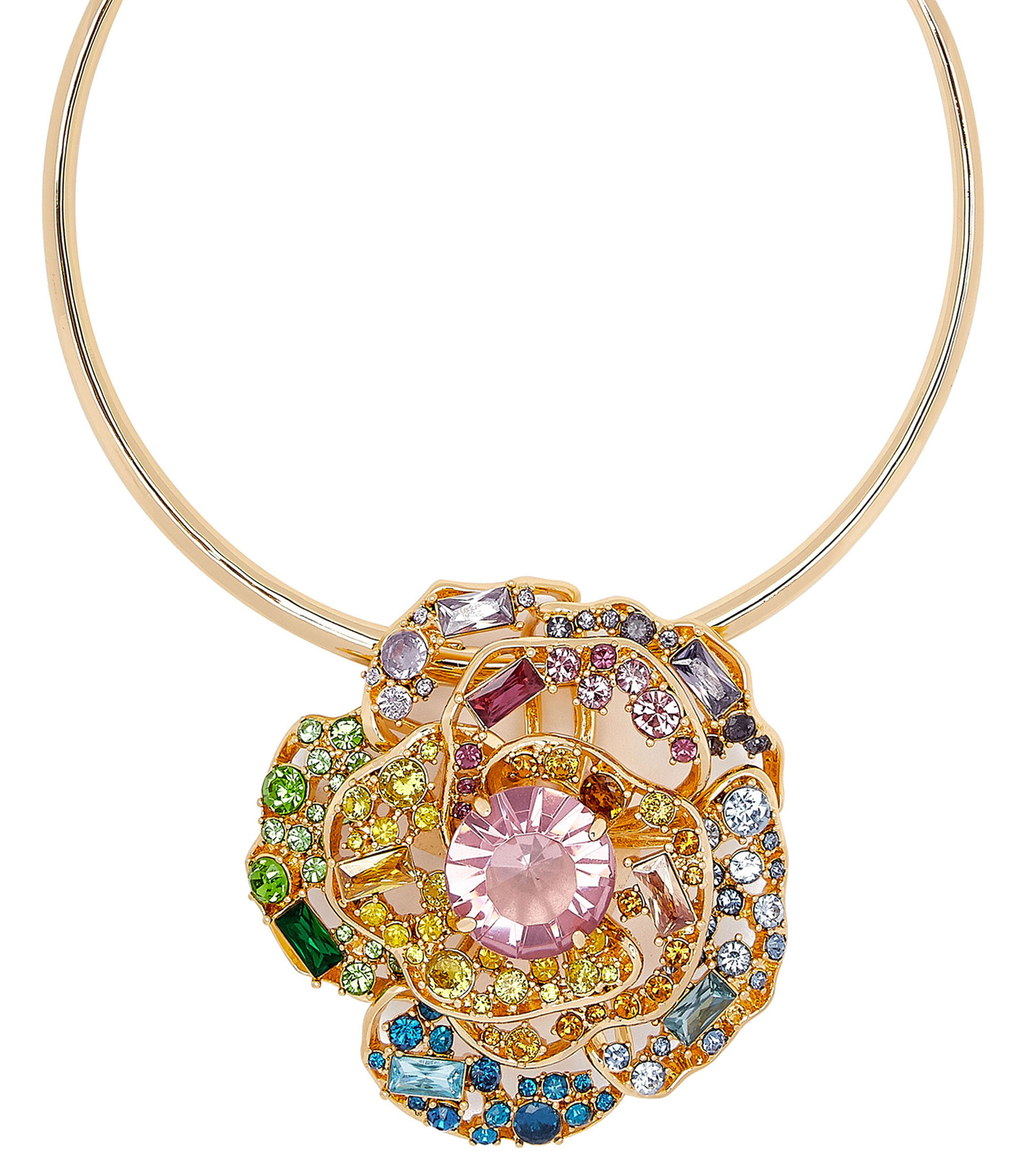 Kurt Geiger Gargantilla con colgante de flor Matthew Williamson Bloom ...