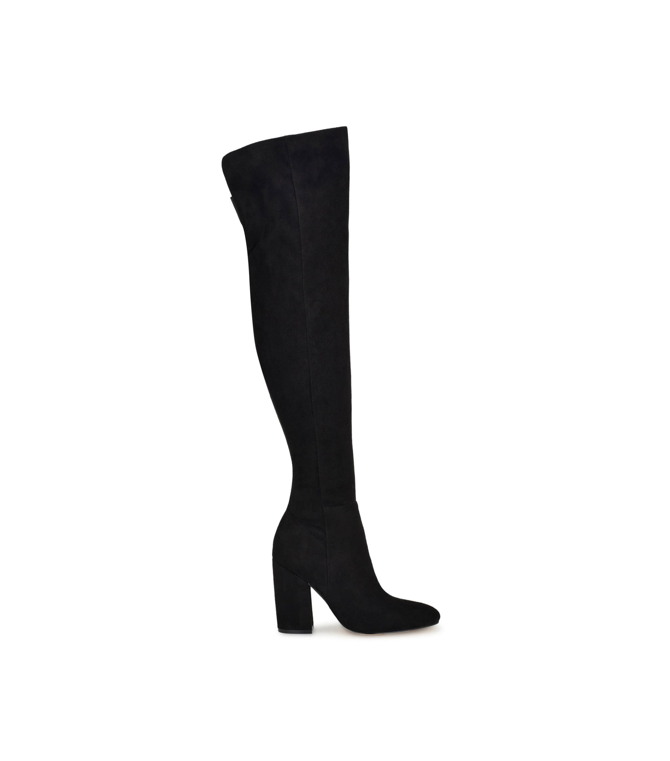 Nine West: Botas largas de tacón alto ancho Mujer | El Palacio de Hierro