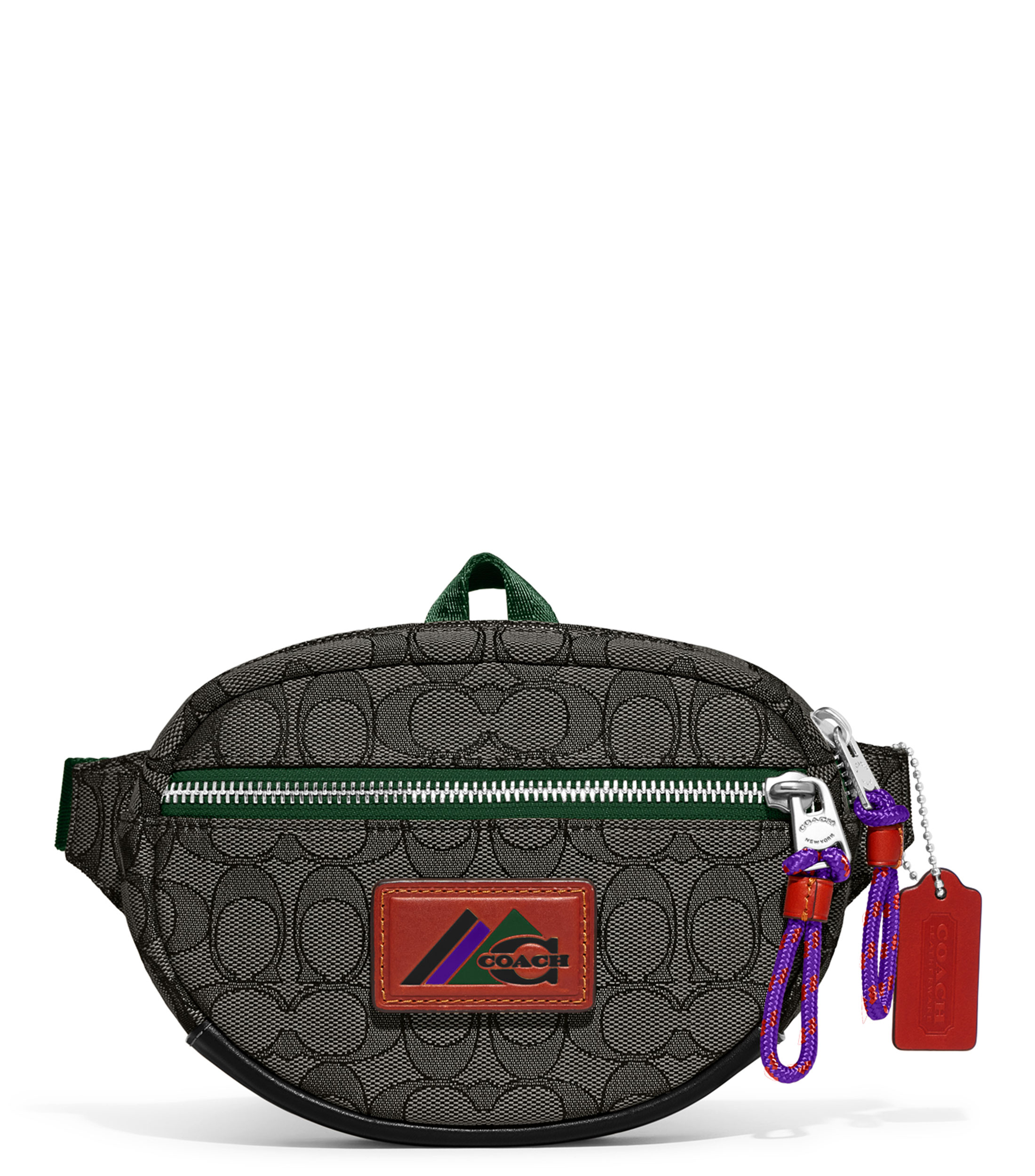 COACH: Cangurera Utility gris con monogram Hombre | El Palacio de Hierro