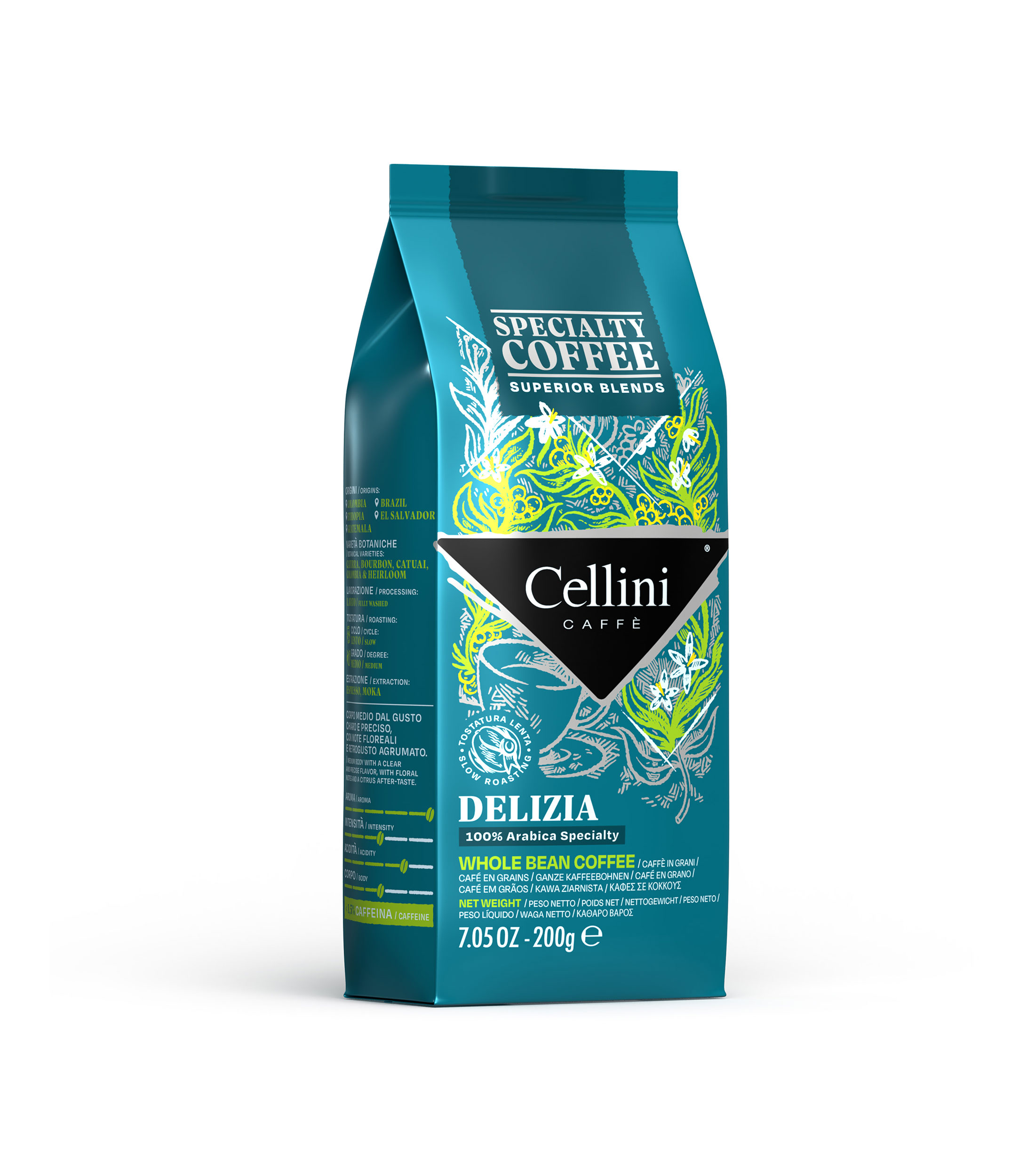 Cellini Café: Café de grano Delizia, 200 g | El Palacio de Hierro