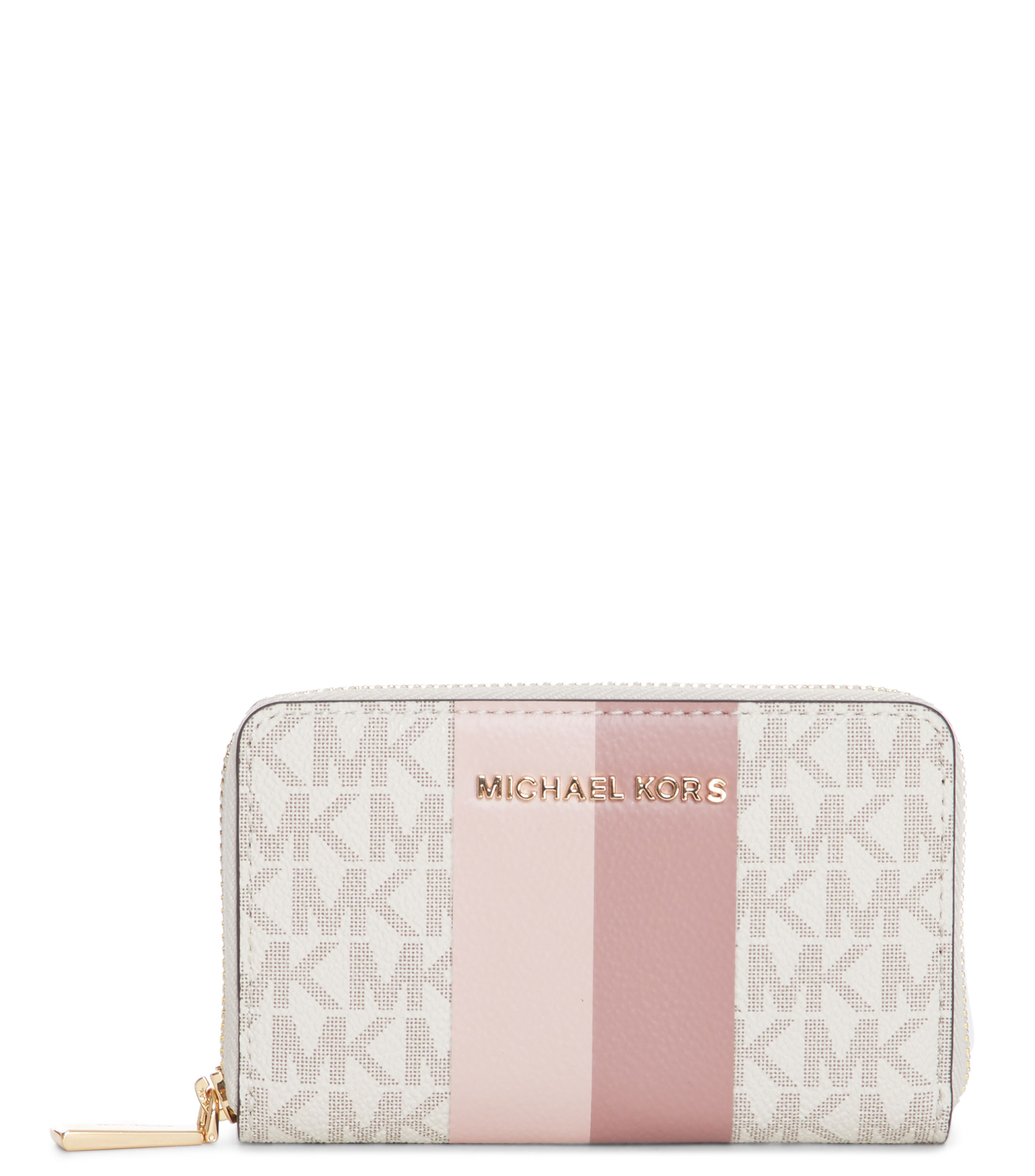 Michael Kors: Monedero beige, lila Jet Set con monogram Mujer | El ...