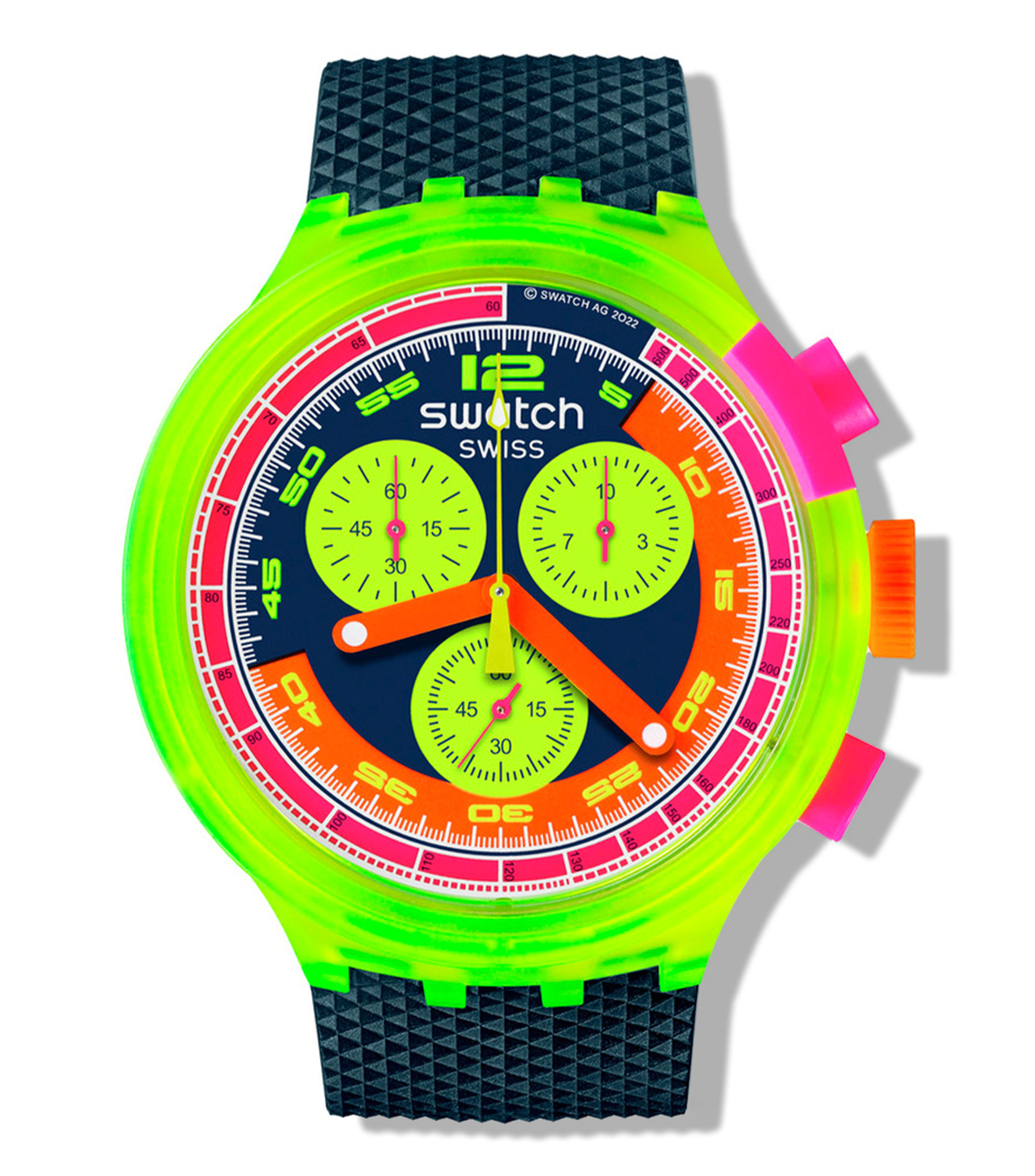 Swatch Reloj Unisex Big Bold Chrono Biosourced Casual, Multicolor - El ...