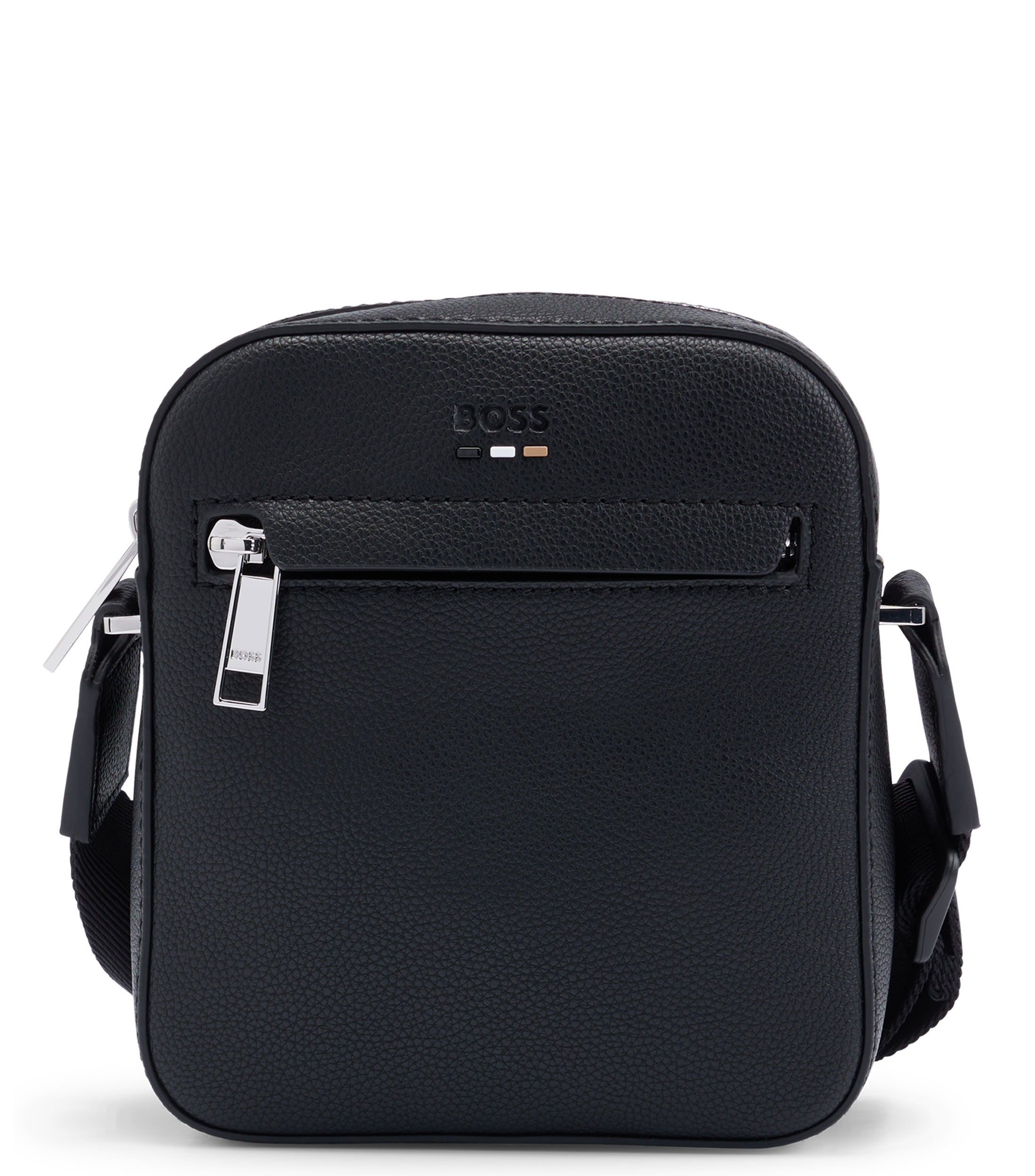 Boss: Bolso Crossbody Boss liso con bolsillo exterior Hombre | El ...