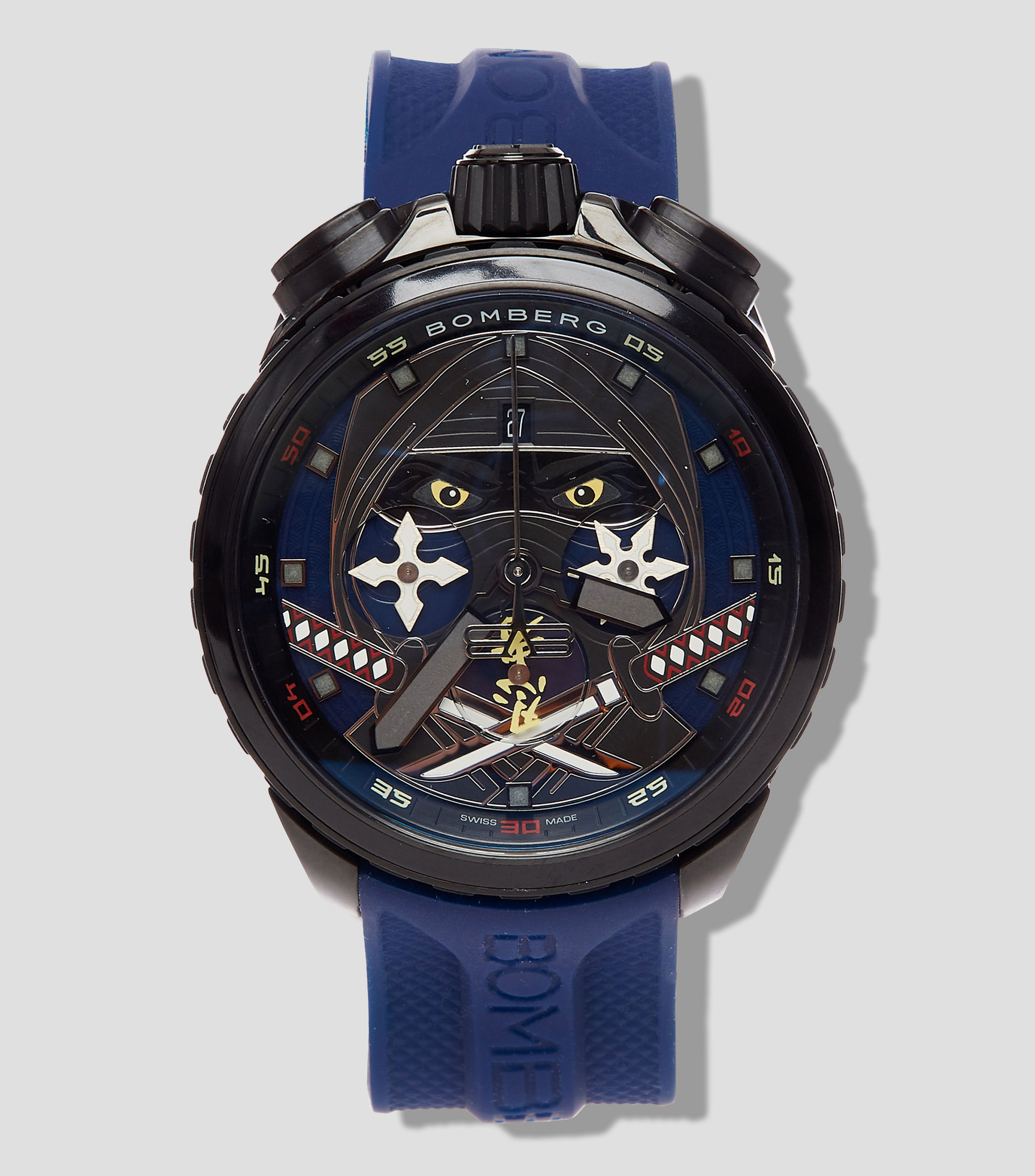 Bomberg Reloj Bolt 68 Ninja Blue Hombre - El Palacio de Hierro