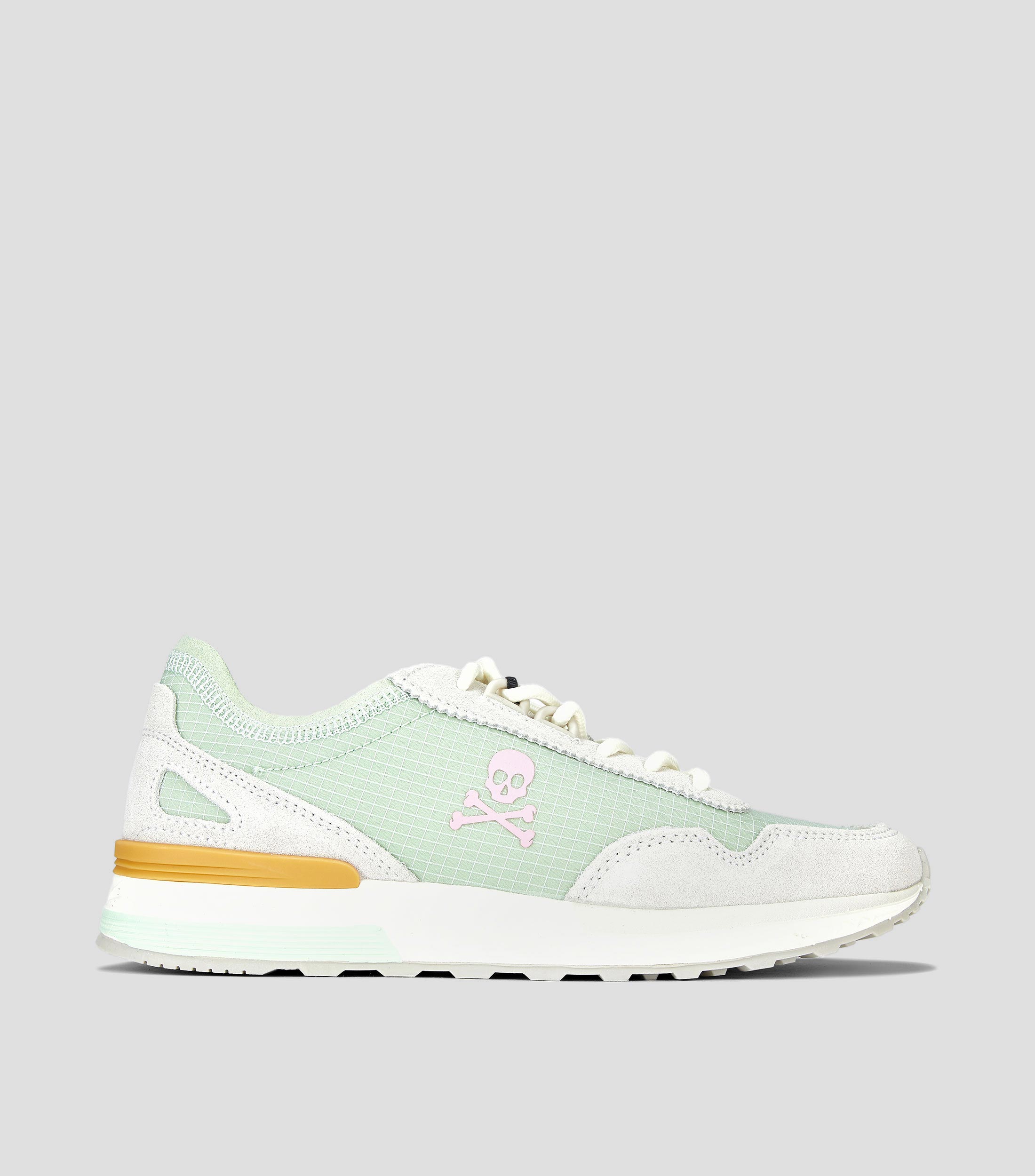 Scalpers: Tenis casuales Moon en piel verde claro Mujer | El Palacio de ...