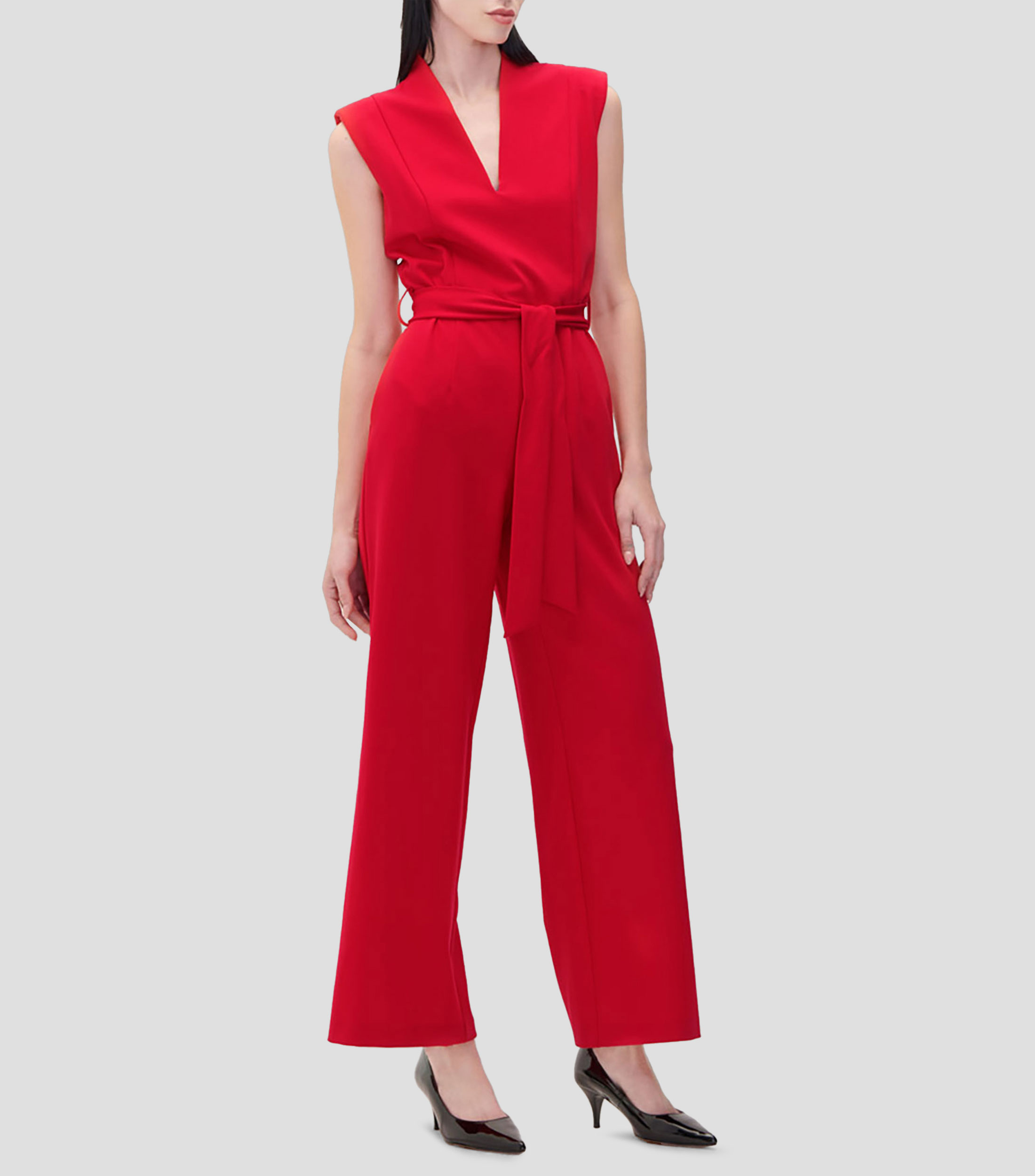 Julio: Jumpsuit Palazzo Stretch Con Banda Mujer | El Palacio de Hierro