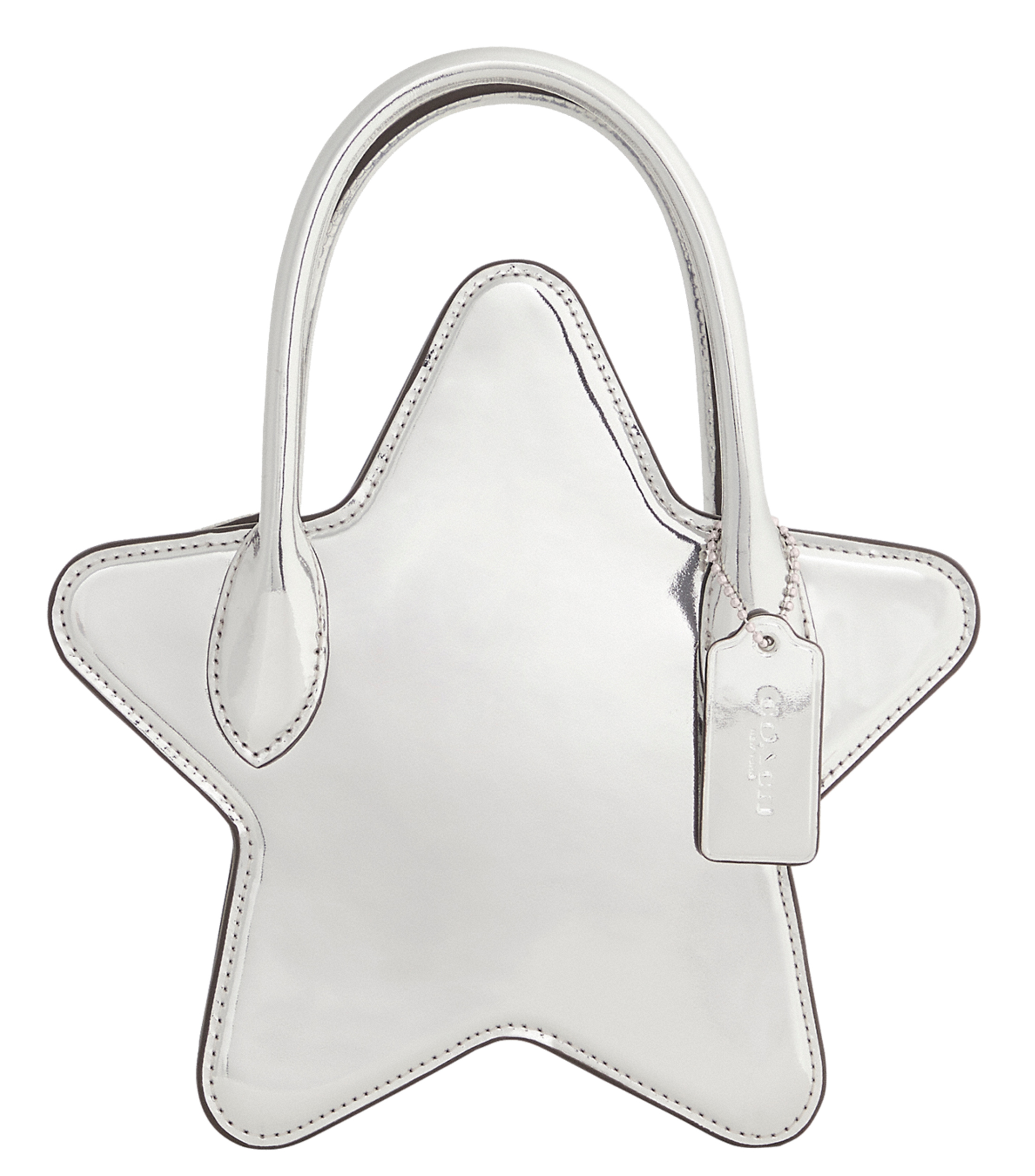 COACH: Bolso crossbody en piel vacuna estrella metalizada Mujer | El ...