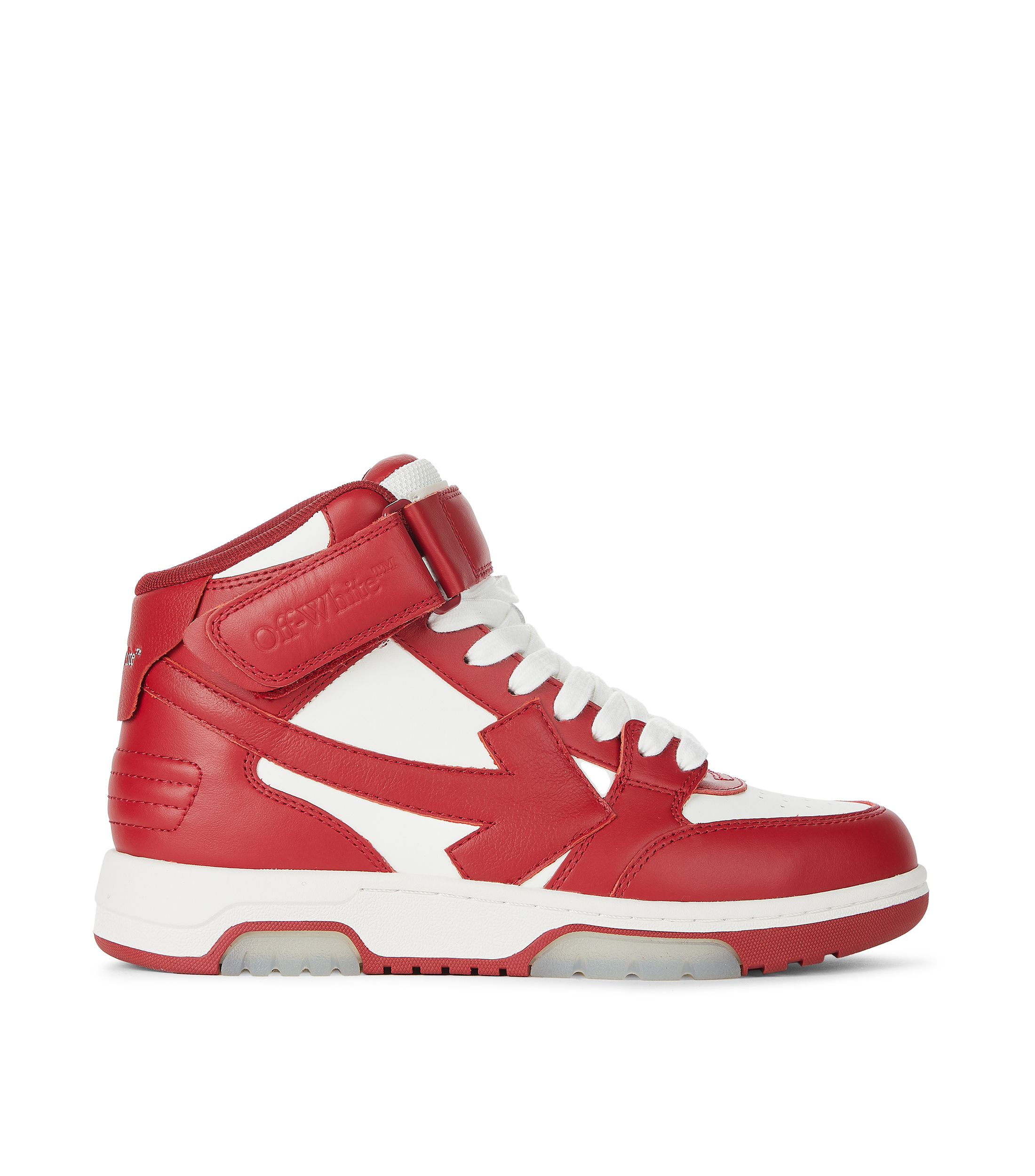 Off-White: Tenis casuales tipo botín Out of Office en piel Mujer | El ...