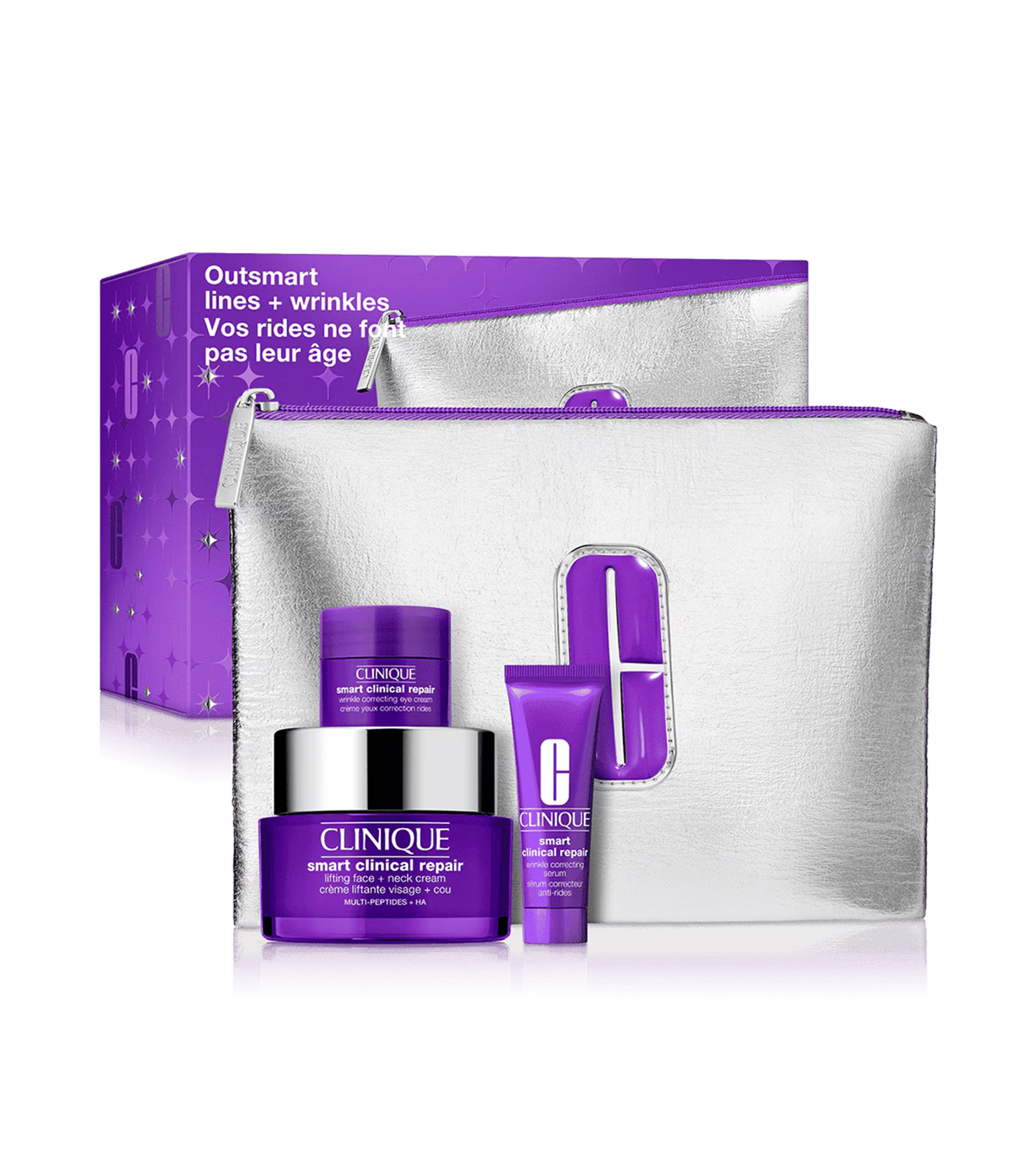 Clinique Set para el Cuidado de la Piel Outsmart Lines + Wrinkles Mujer ...
