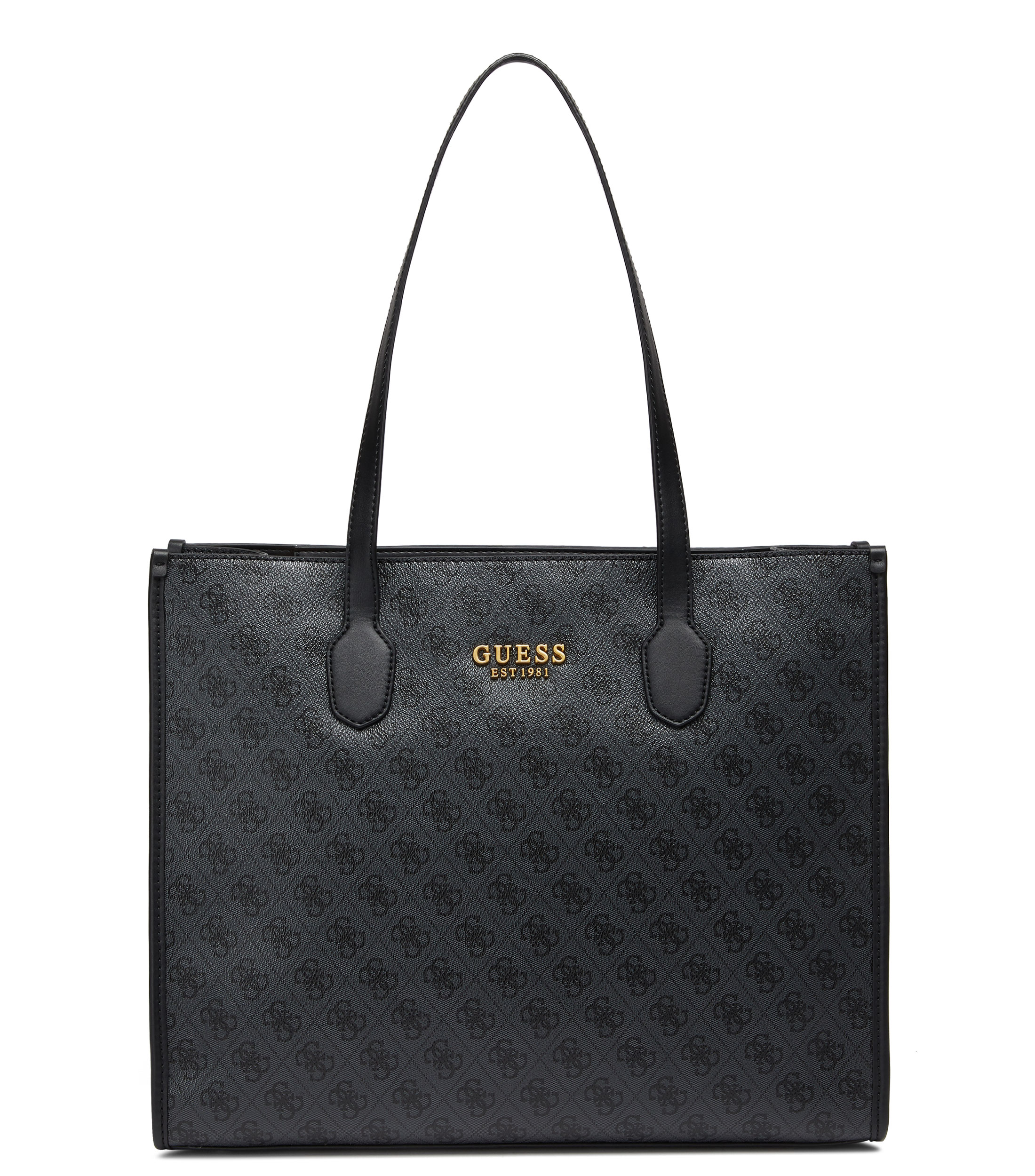 Guess Bolso G Tote Negro Silvana con Monogram Mujer - El Palacio de Hierro