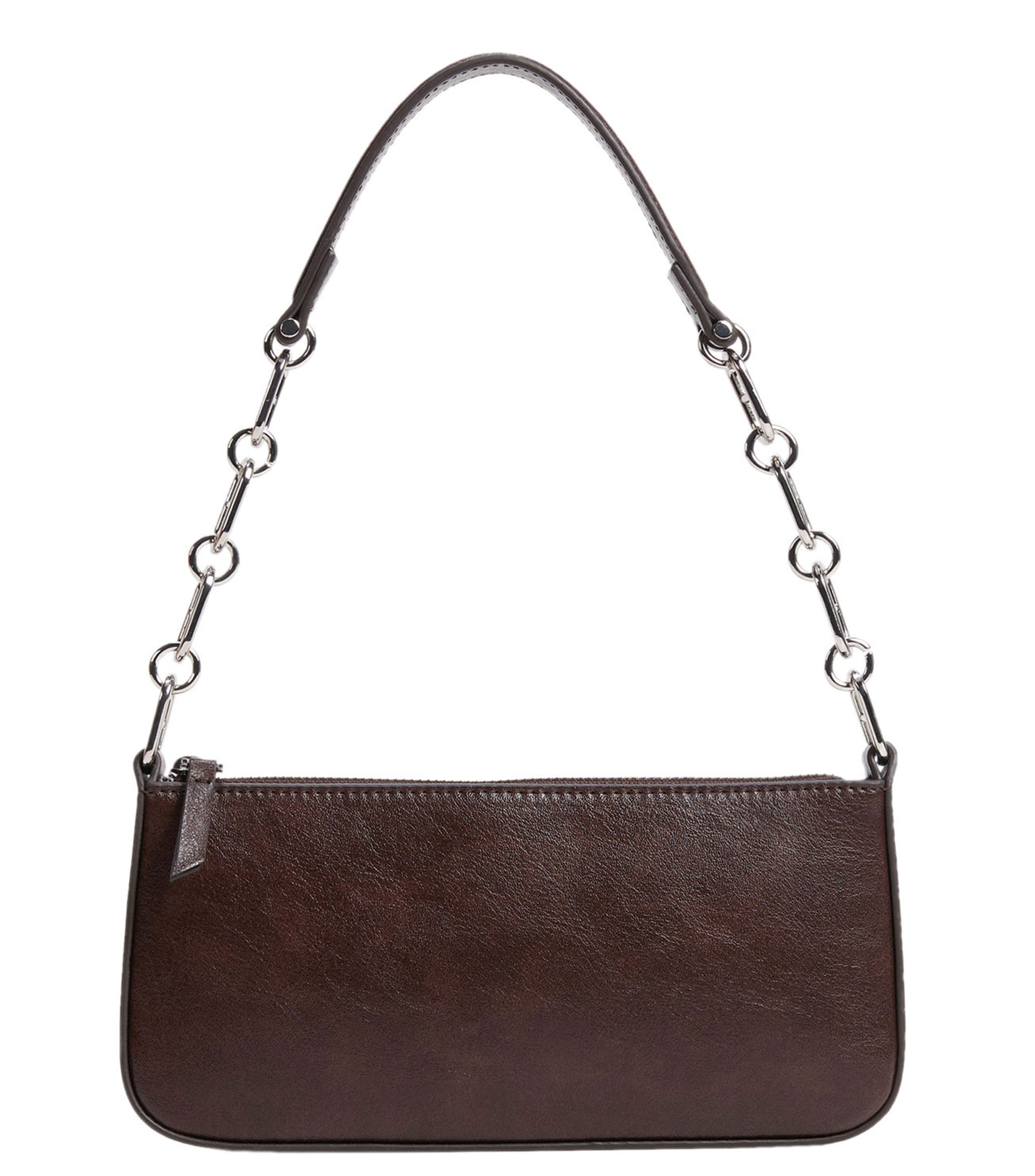 Mango | Bolsa Shoulder chocolate Mandy Mujer | El Palacio de Hierro
