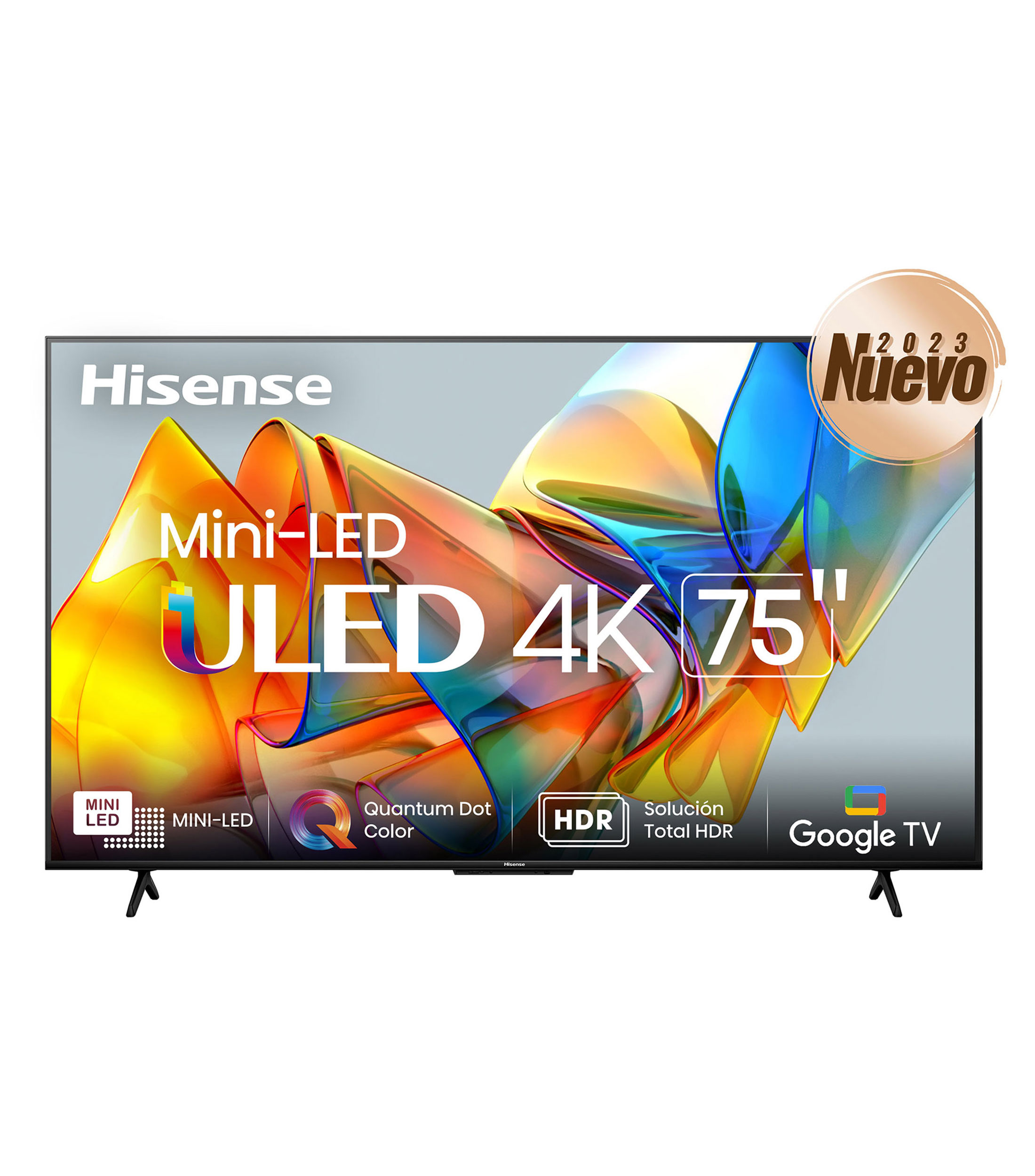Hisense: Pantalla 75 Pulgadas Plana Mini-LED ULED 4K 75U6K | El Palacio de Hierro