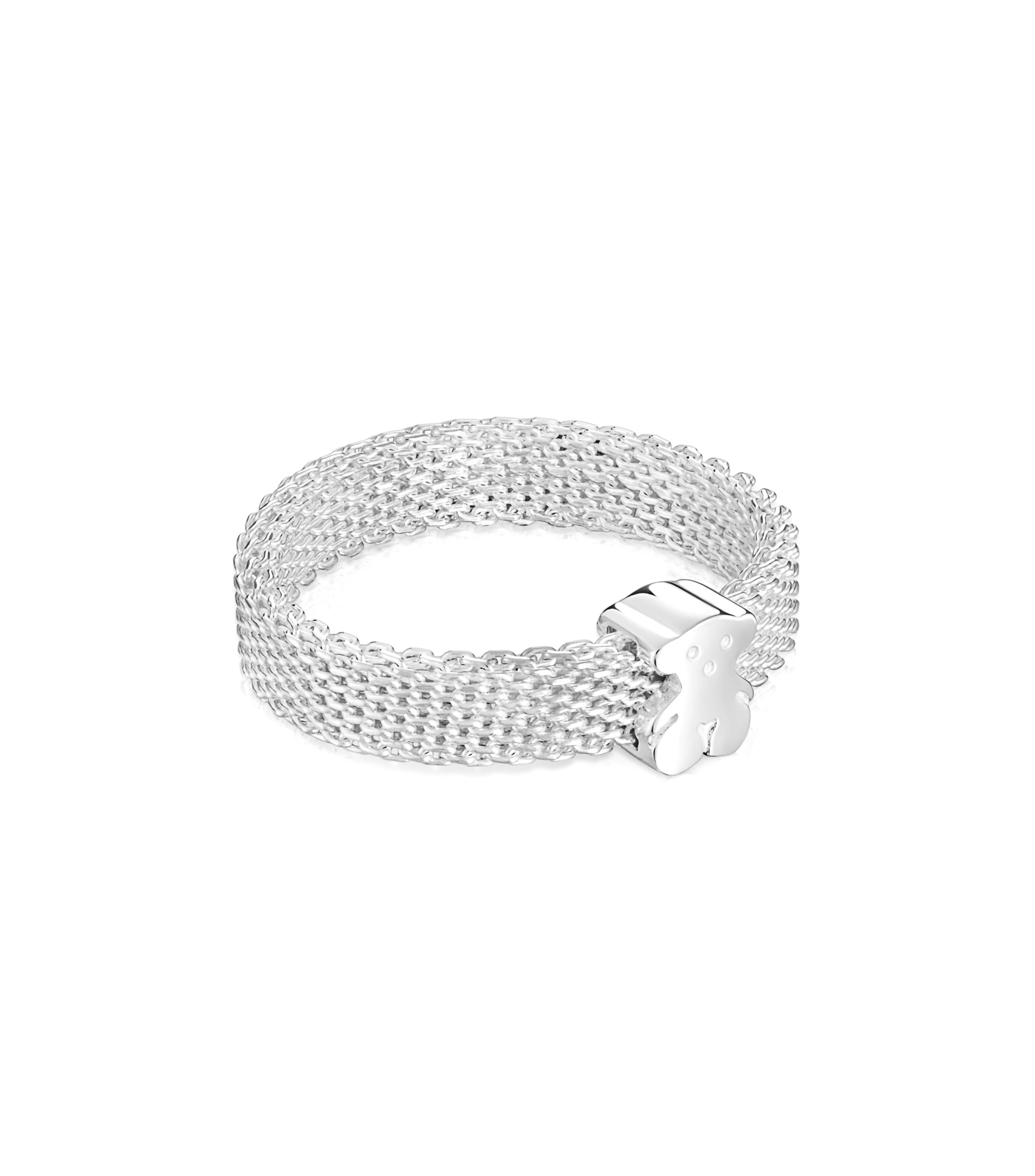 Tous Anillo Real Sisy Oso en plata Mujer - El Palacio de Hierro
