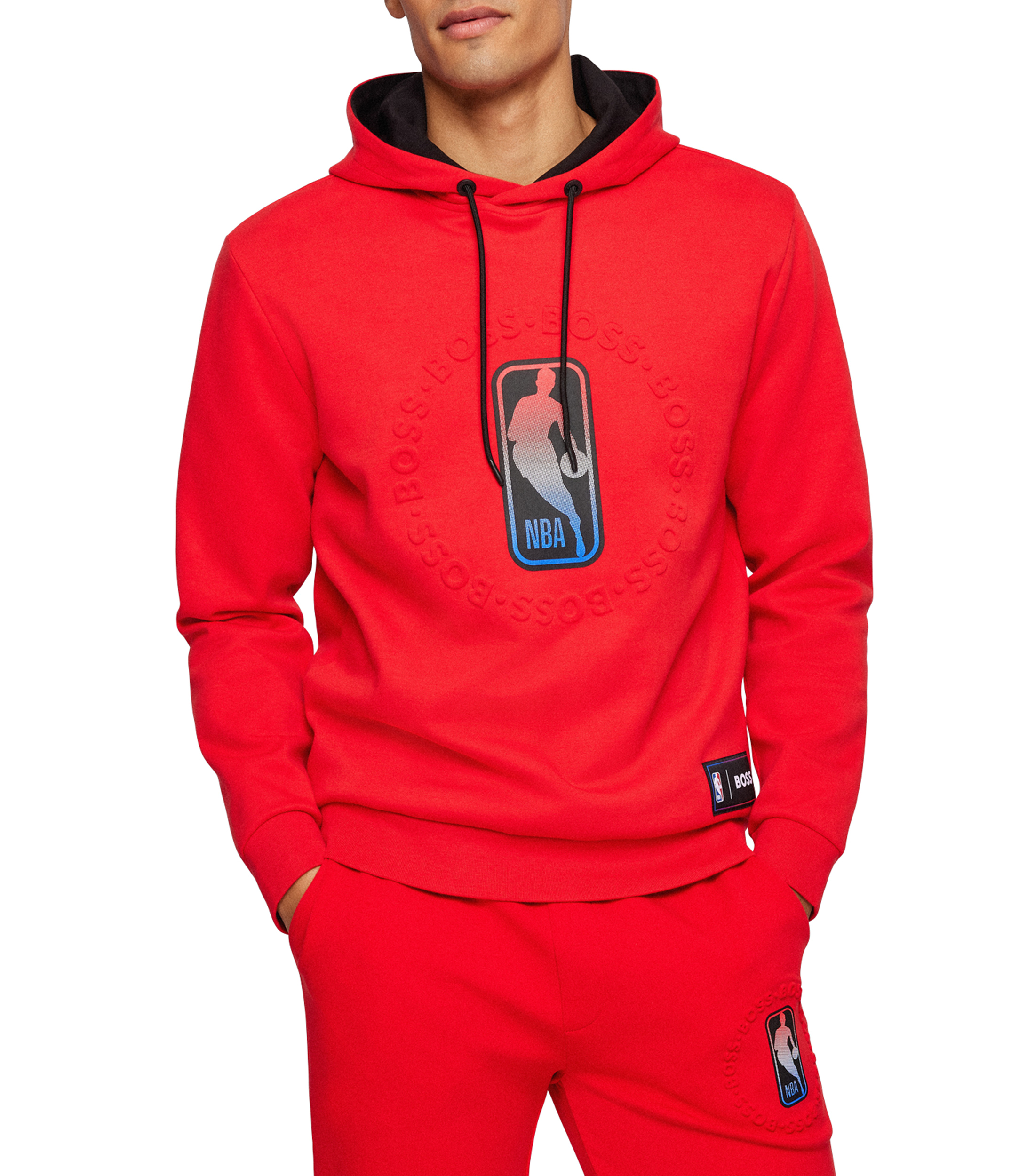 Boss Sudadera con capucha BOSS x NBA y detalle doble de la marca Hombre ...