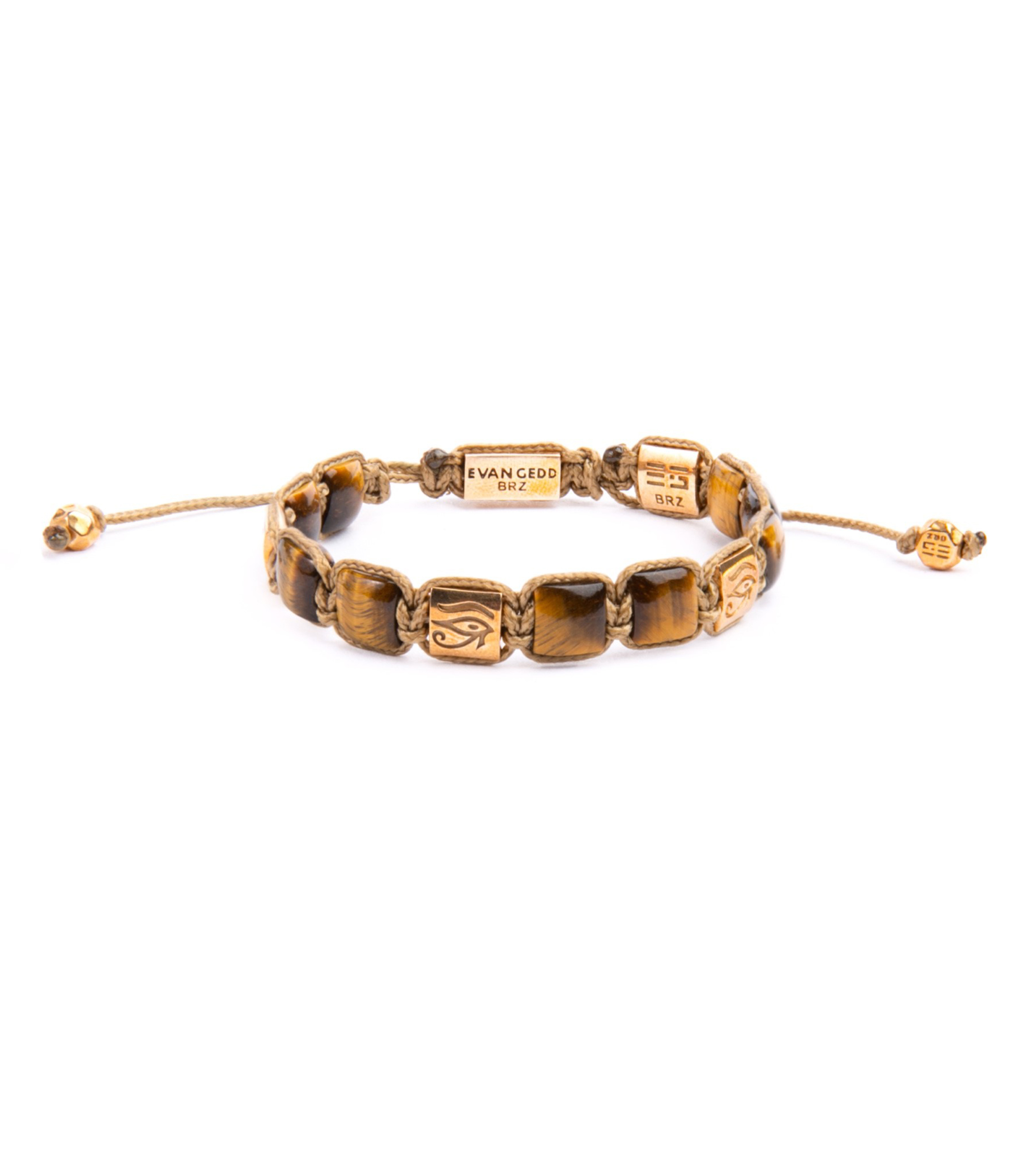 Evan Gedd Pulsera de bronce con tiger eye Hombre - El Palacio de Hierro
