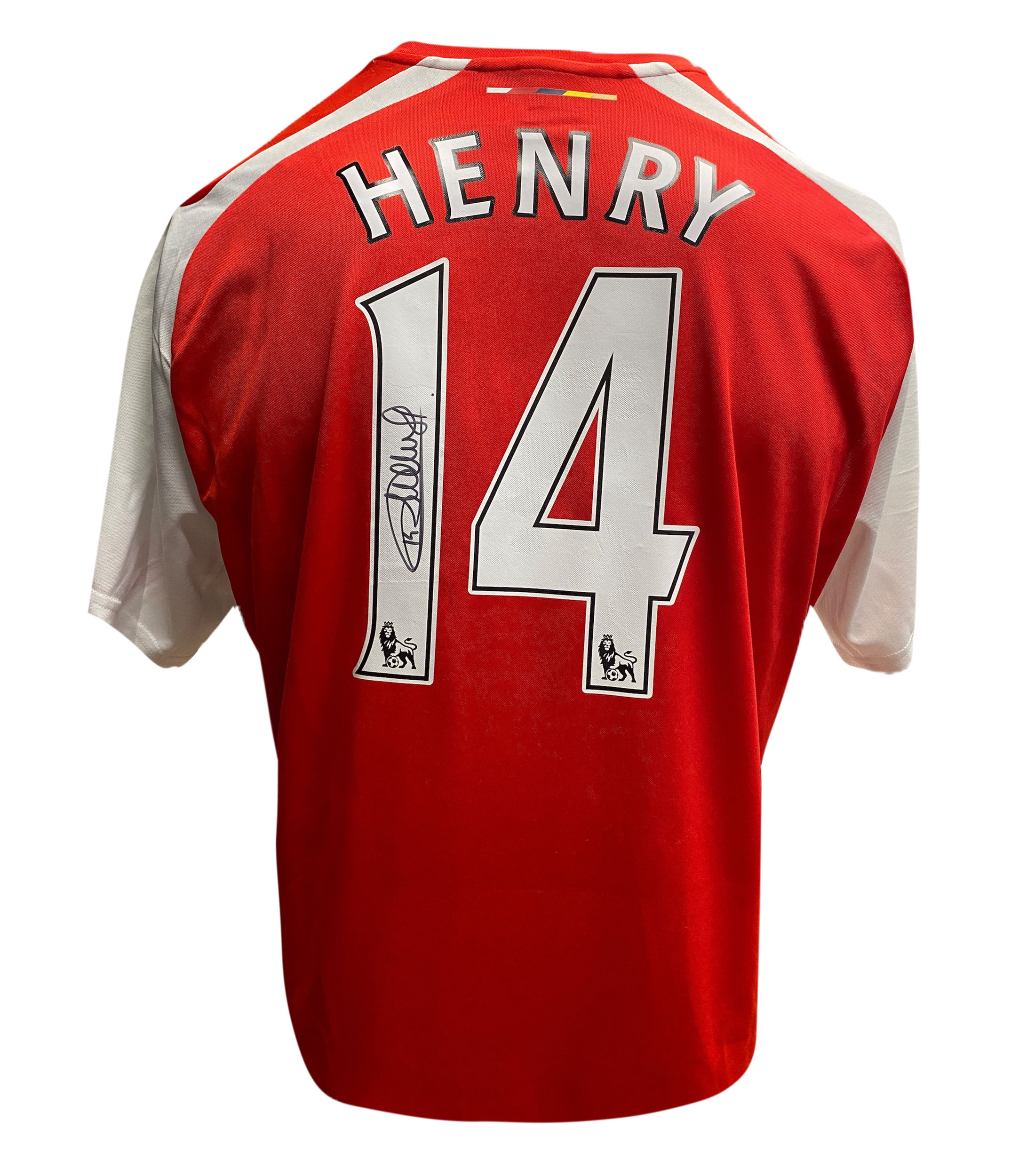 On Field Jersey coleccionable Arsenal autografiado por Thierry Henry ...