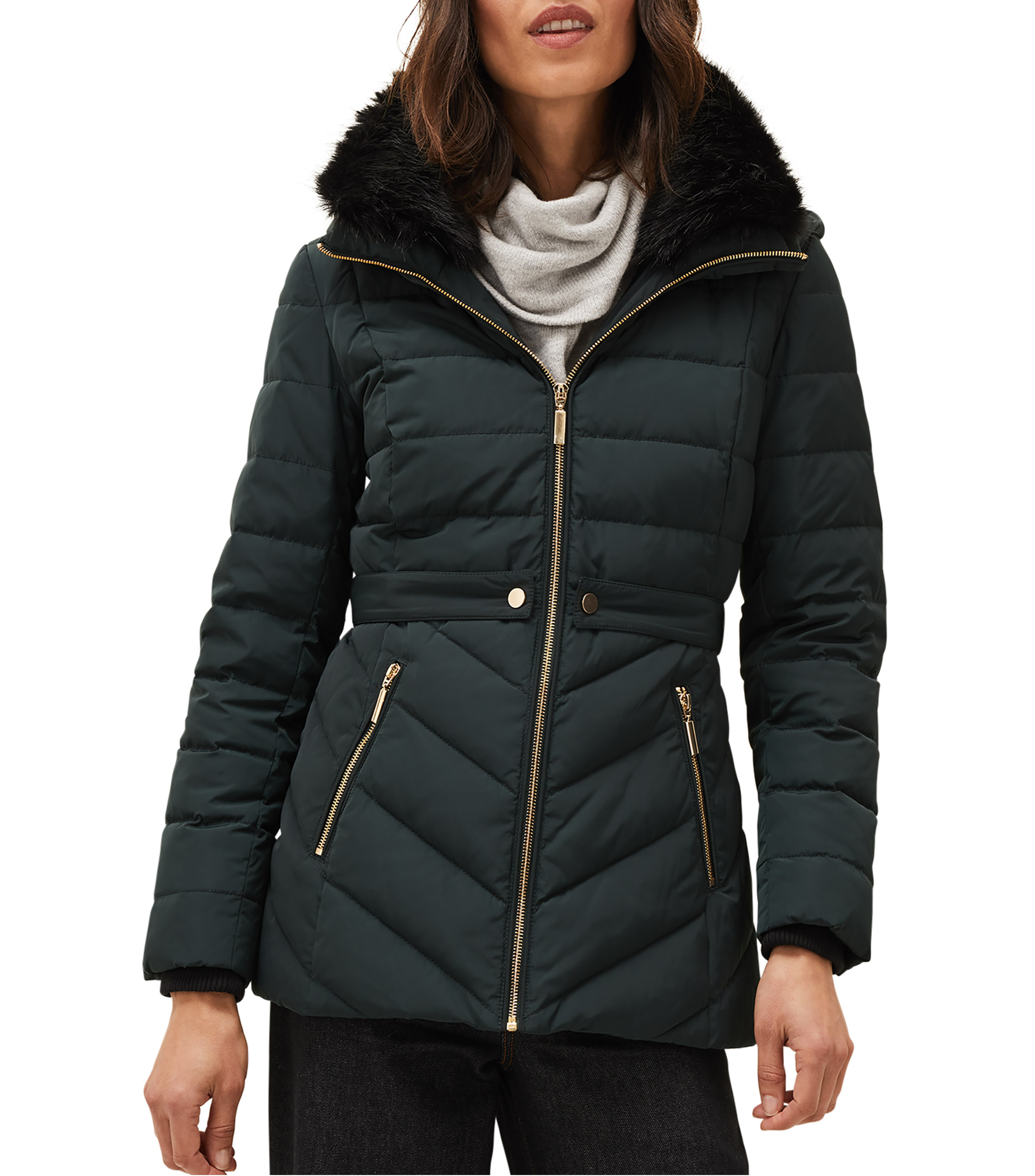 Phase Eight Chamarra Puffer con capucha Bobbie Mujer - El Palacio de Hierro