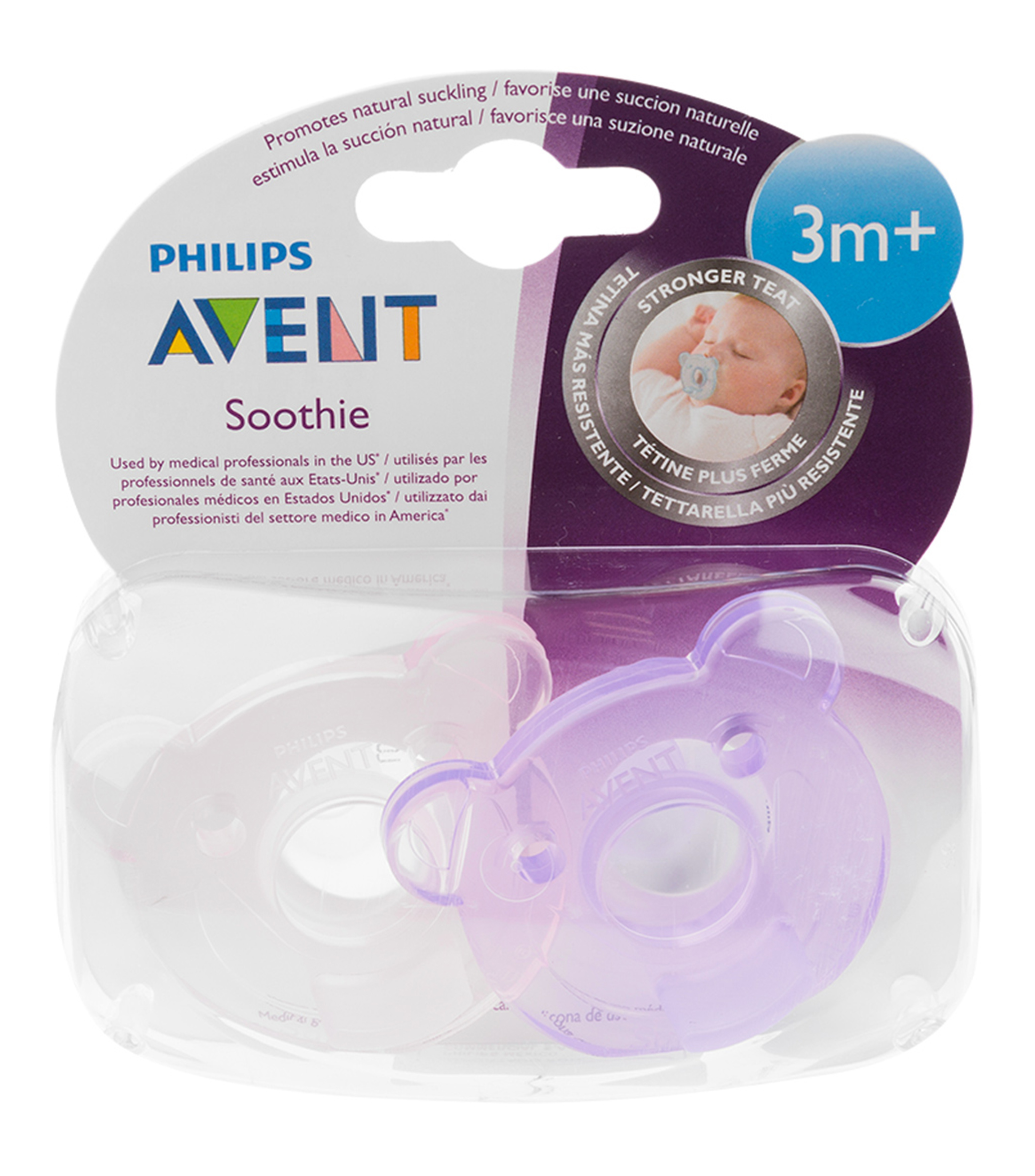 Avent Set 2 Chupones Soothie - El Palacio de Hierro