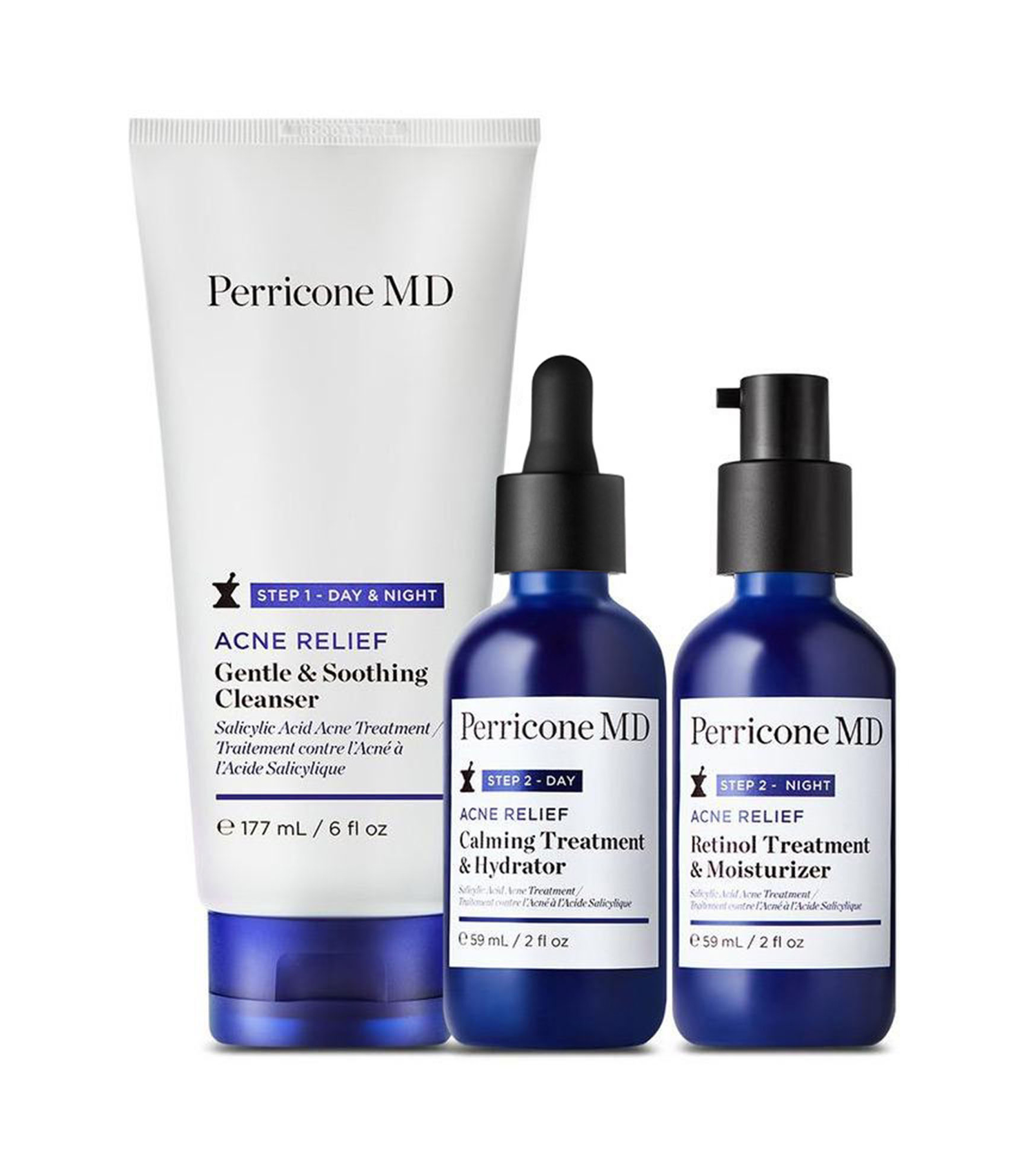 Perricone MD Set Terapia Prebiótica Para El Acné - Régimen De 90 Días ...