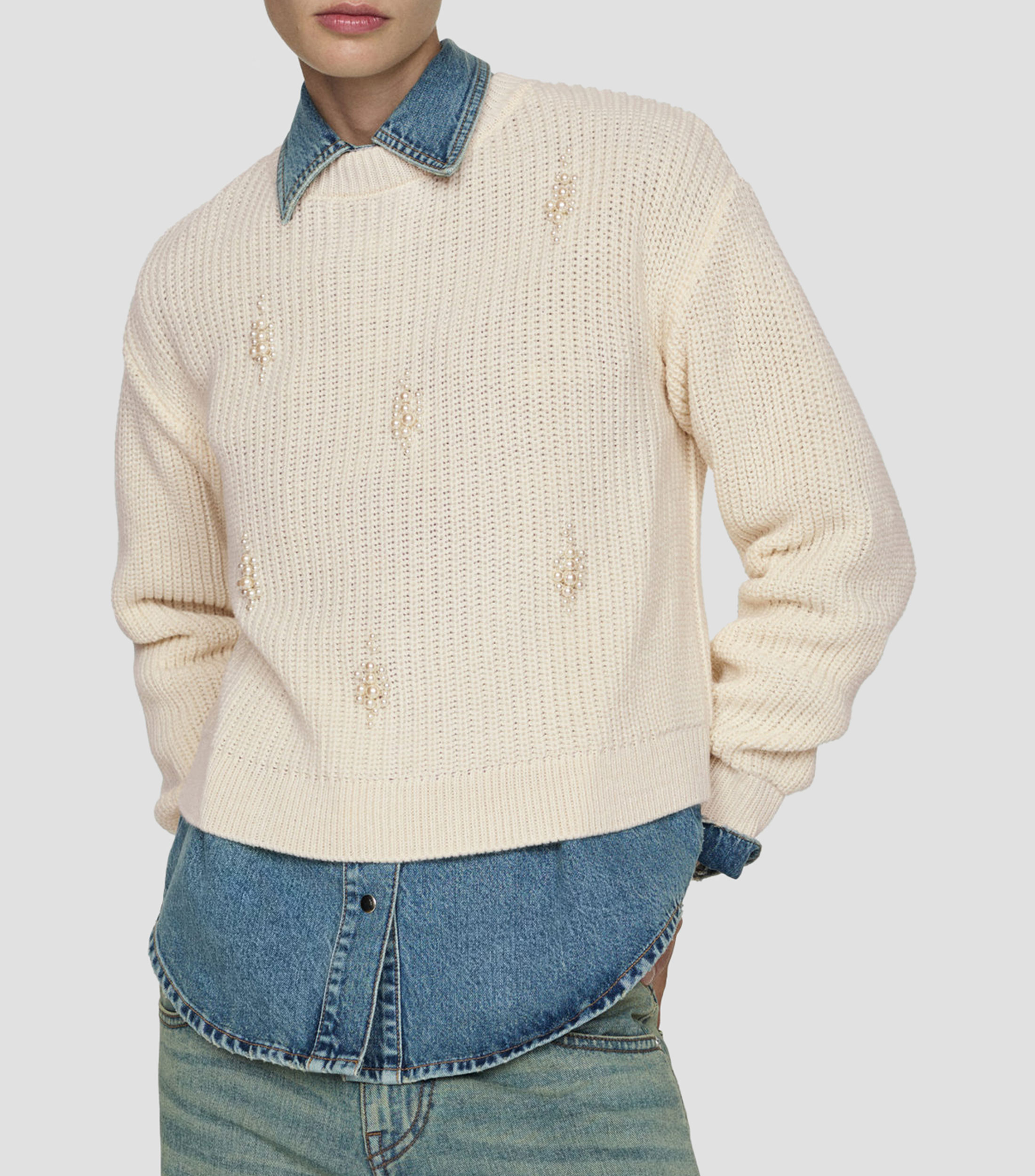 Mango Suéter Cuello Redondo Mujer - El Palacio de Hierro