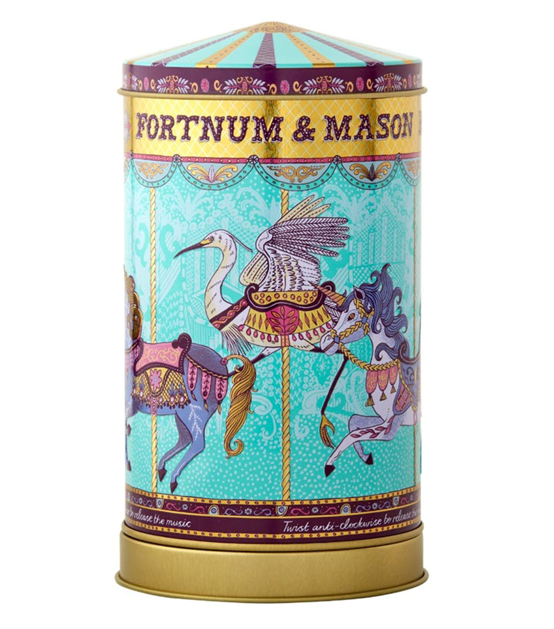 Fortnum And Mason Mini Lata De Galletas Musical Merry Go Round 150 G