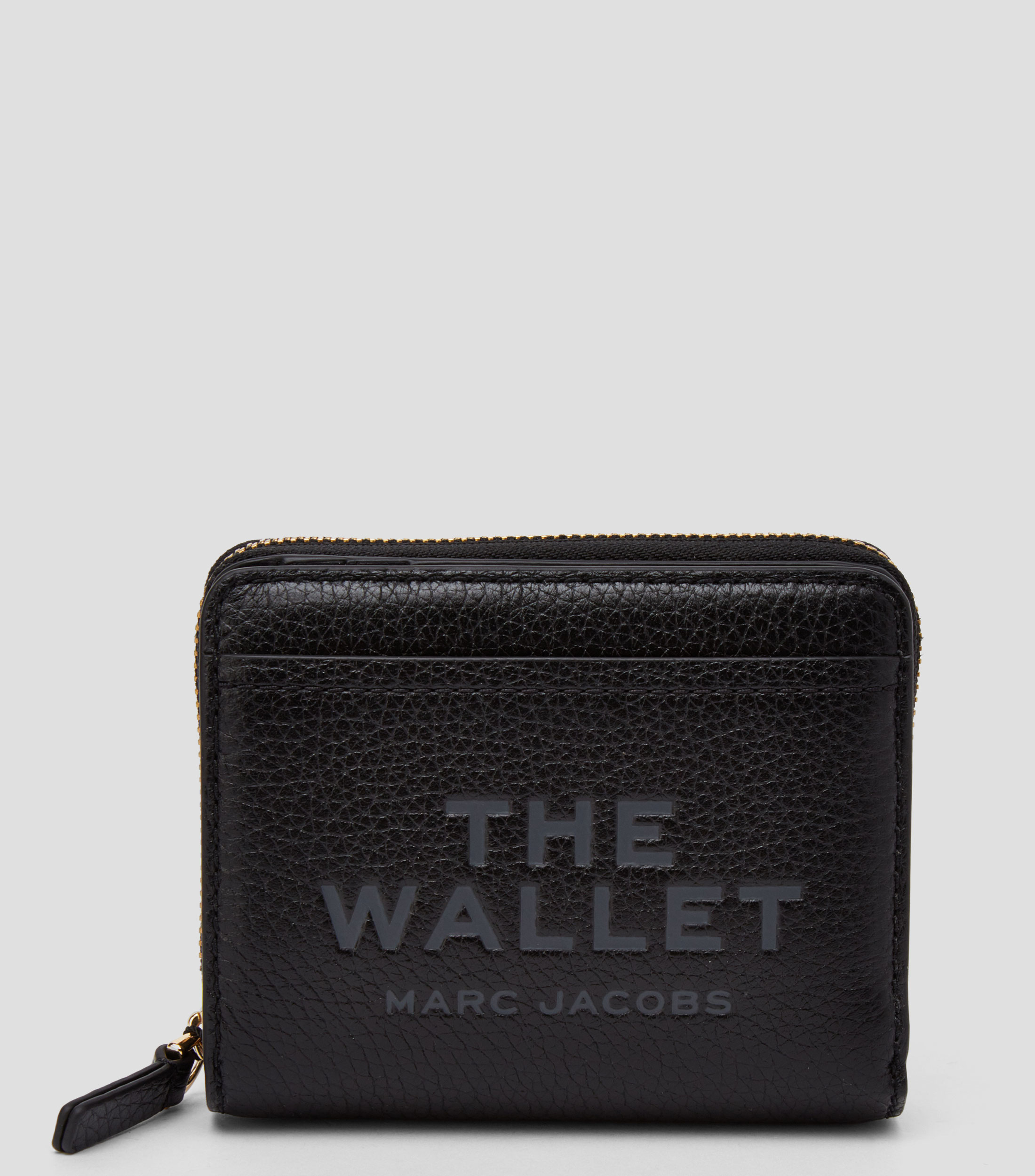 Marc Jacobs: Cartera negra en piel The Mini Compact lisa Mujer | El ...