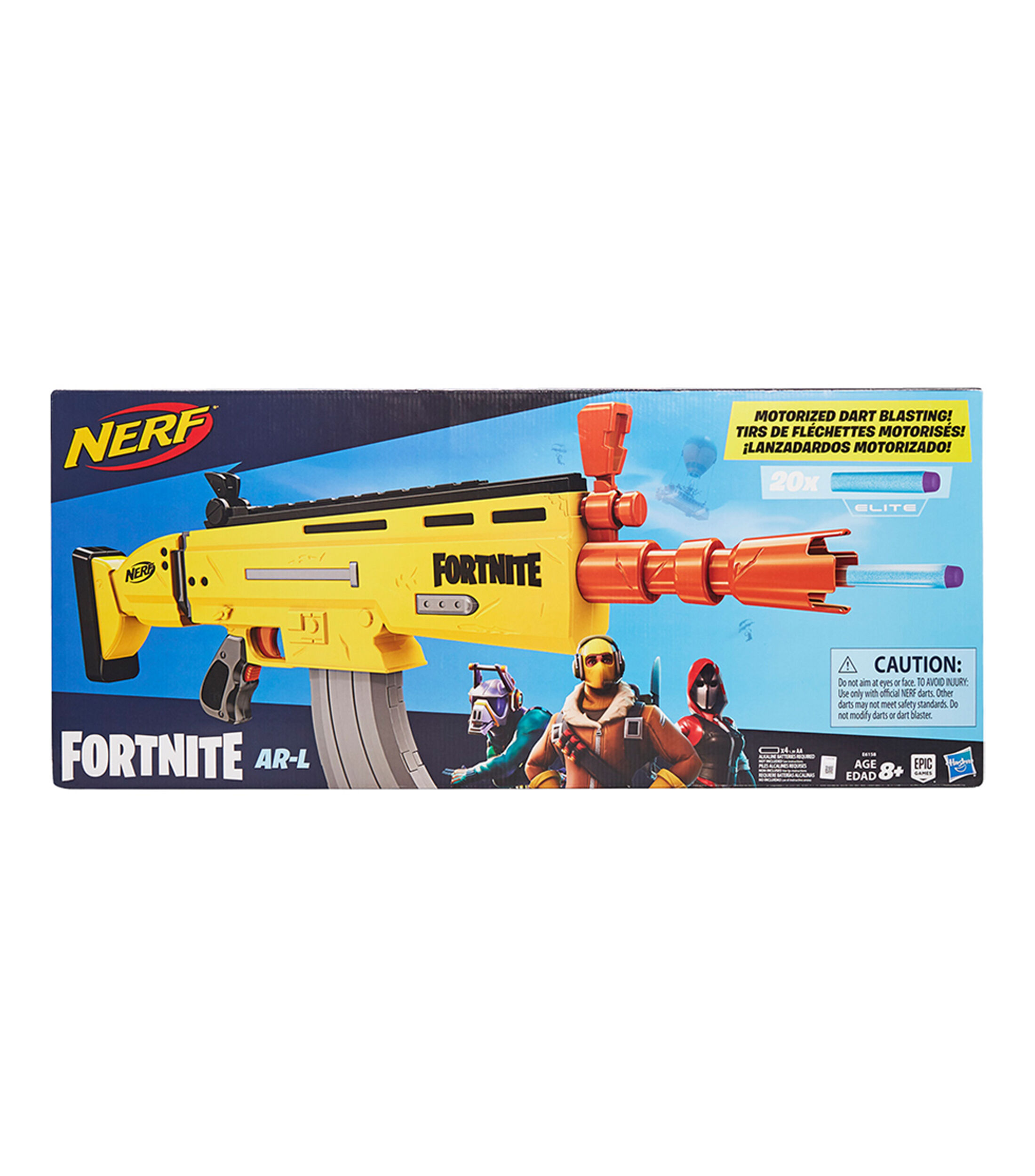 Nerf Lanzador Amarillo Fortnite AR-L - El Palacio de Hierro