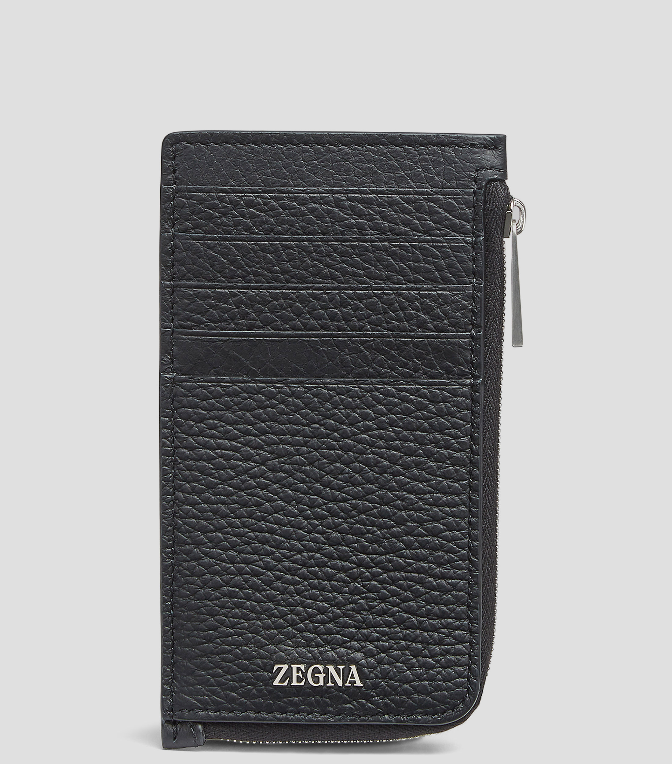 Zegna Tarjetero en piel granulada Hombre - El Palacio de Hierro