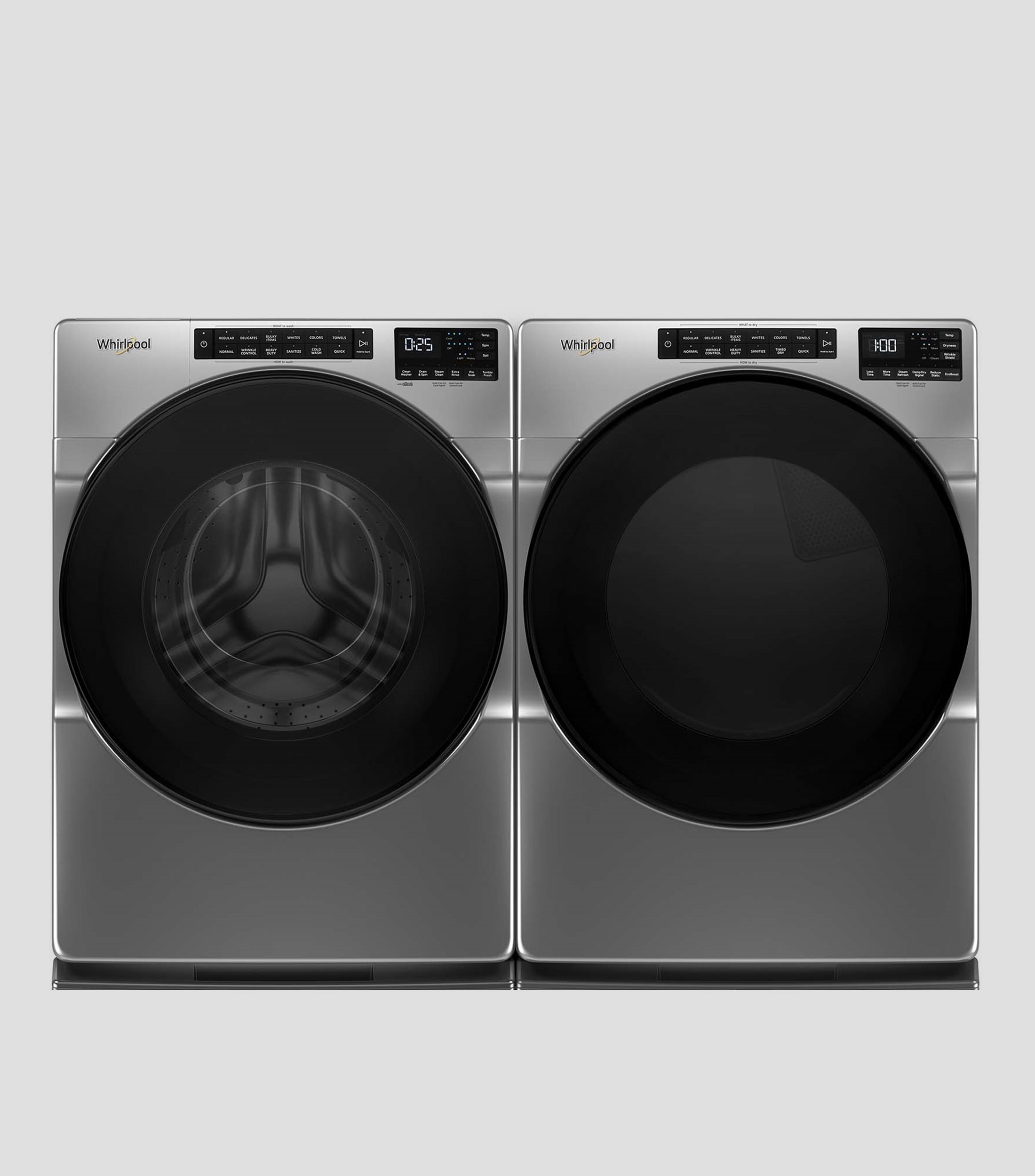 Whirlpool Combo Lavadora Eléctrica Carga Frontal 23 Kg + Secadora Gas ...