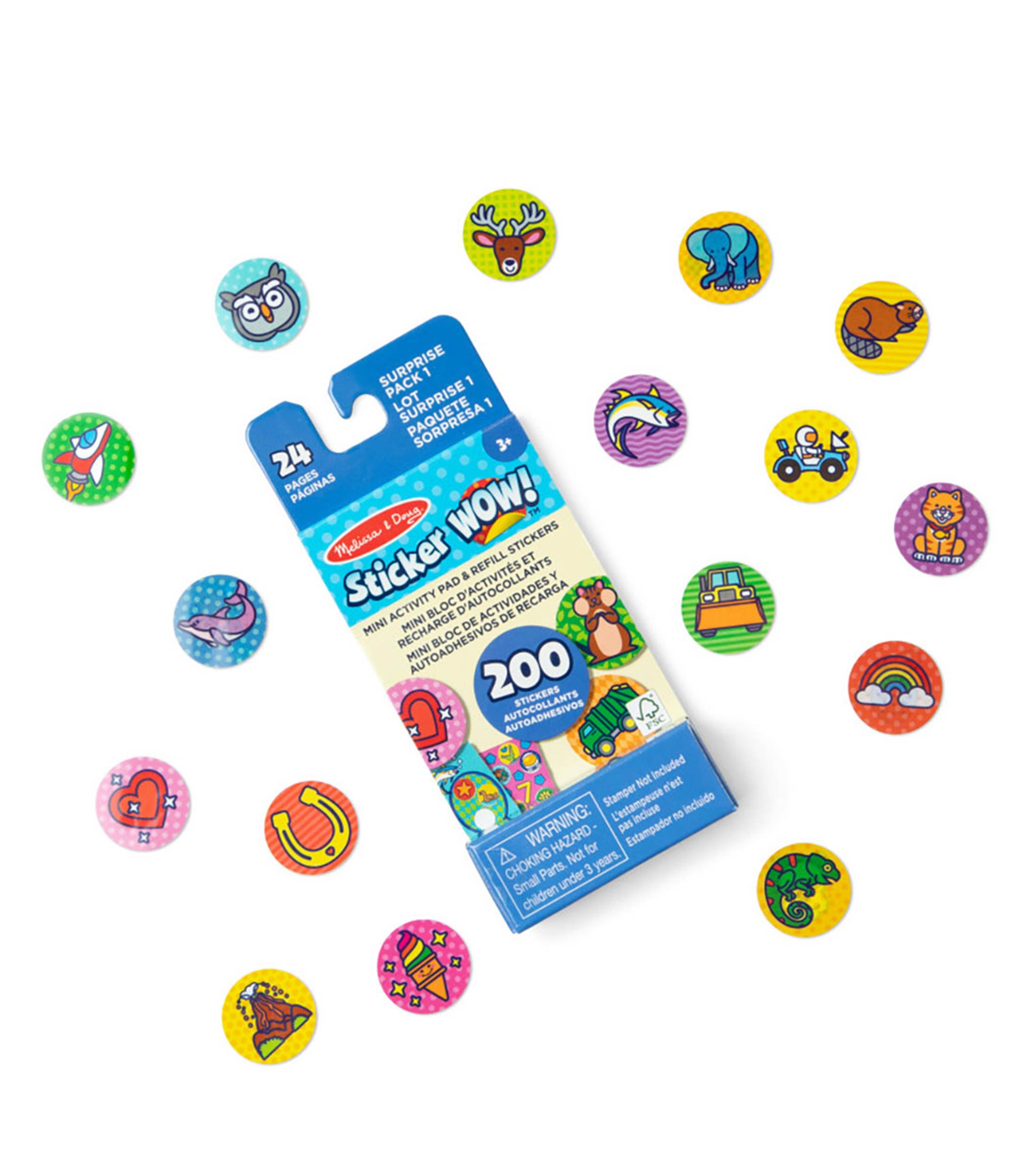Melissa & Doug: Sticker Wow! Refill Stickers - Tiger | El Palacio de Hierro