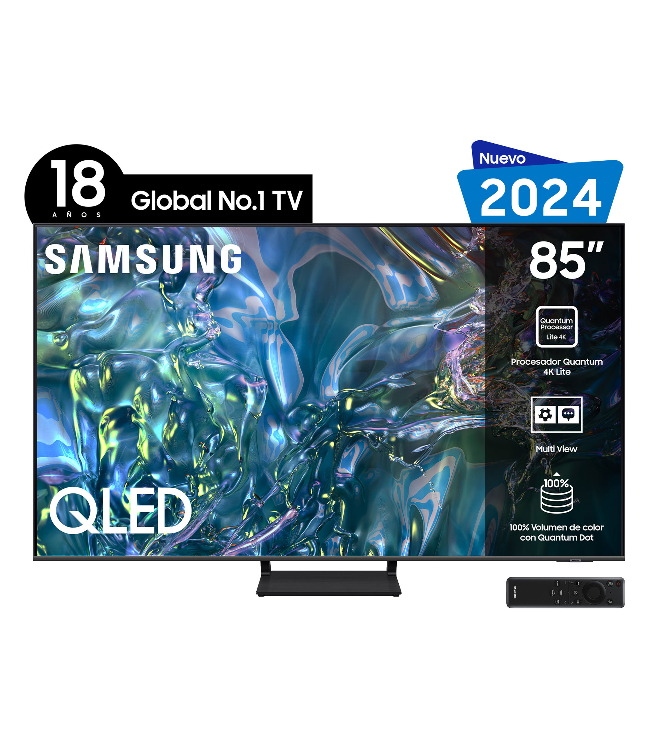 Samsung: Pantalla 85 Pulgadas Plana QLED 4K Tizen QN85Q65DAFXZX | El ...