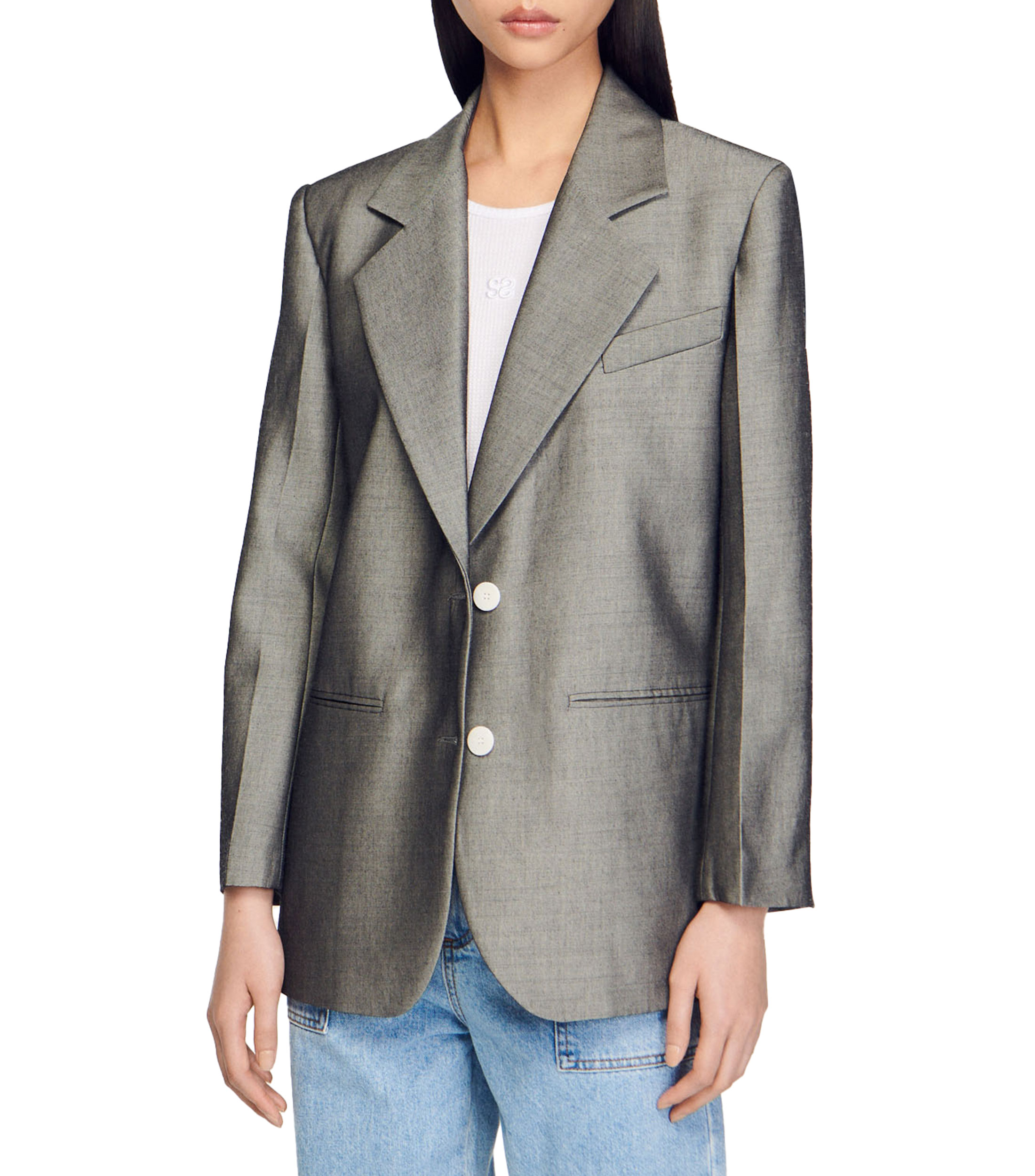 Sandro Saco satinado Mujer - El Palacio de Hierro