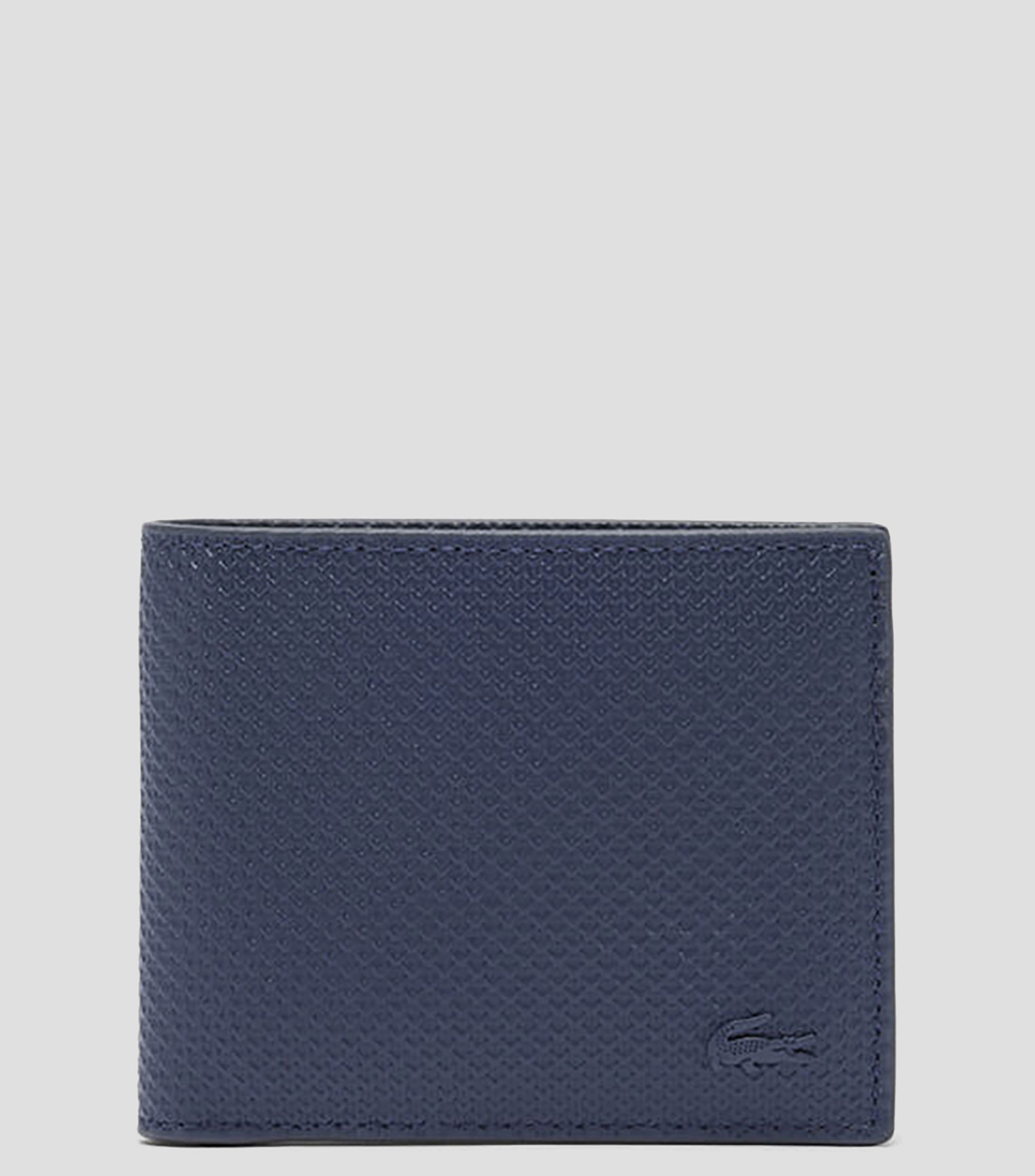 Lacoste Cartera bifold en piel granulada Hombre |El Palacio de Hierro