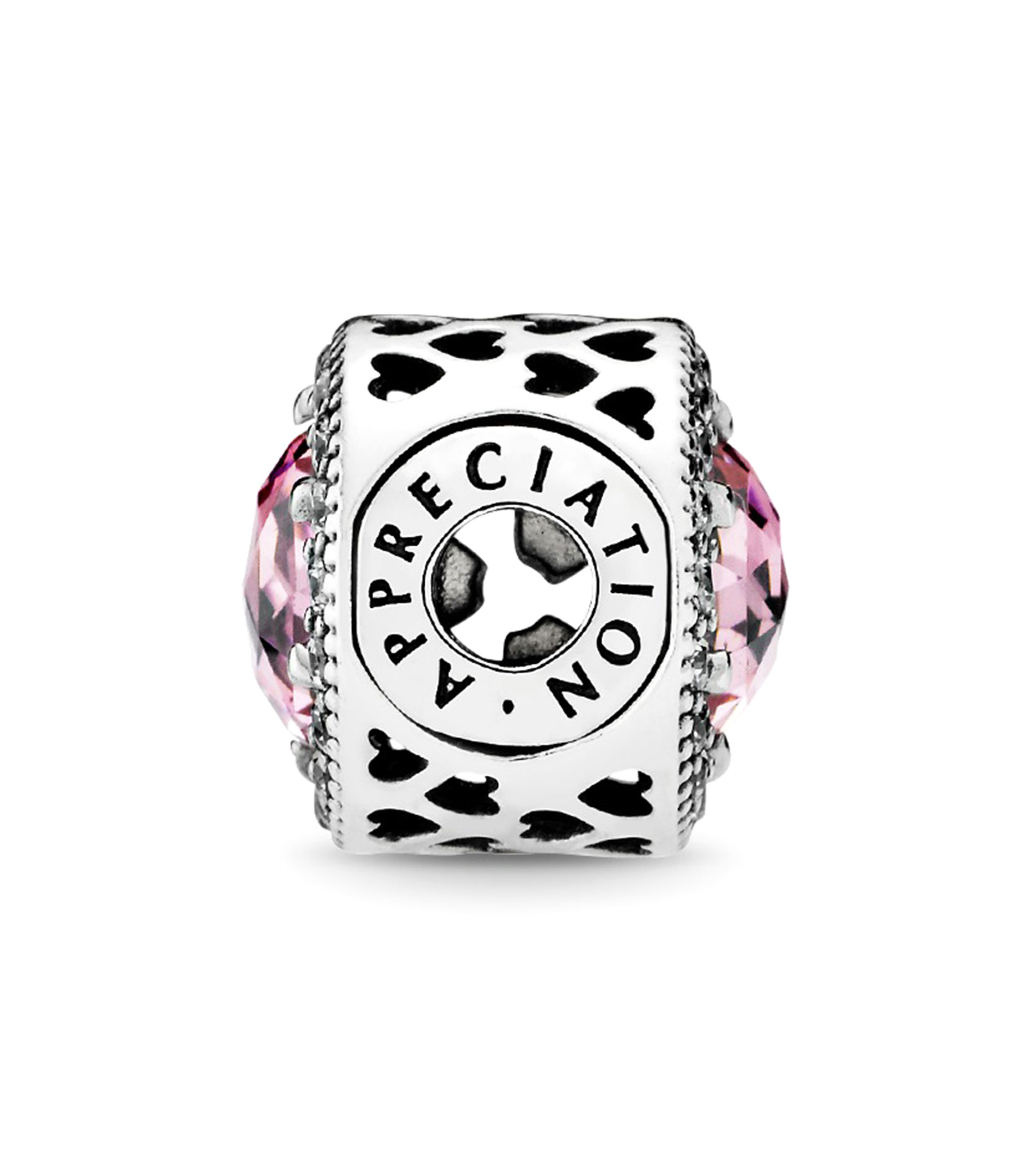 Pandora Charm rosado resplandeciente Aprecio Mujer - El Palacio de Hierro