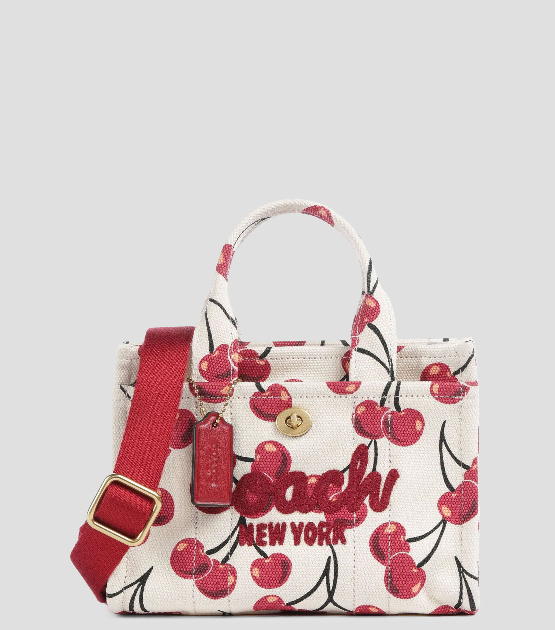 COACH Bolsa tote multicolor con cerezas Mujer - El Palacio de Hierro