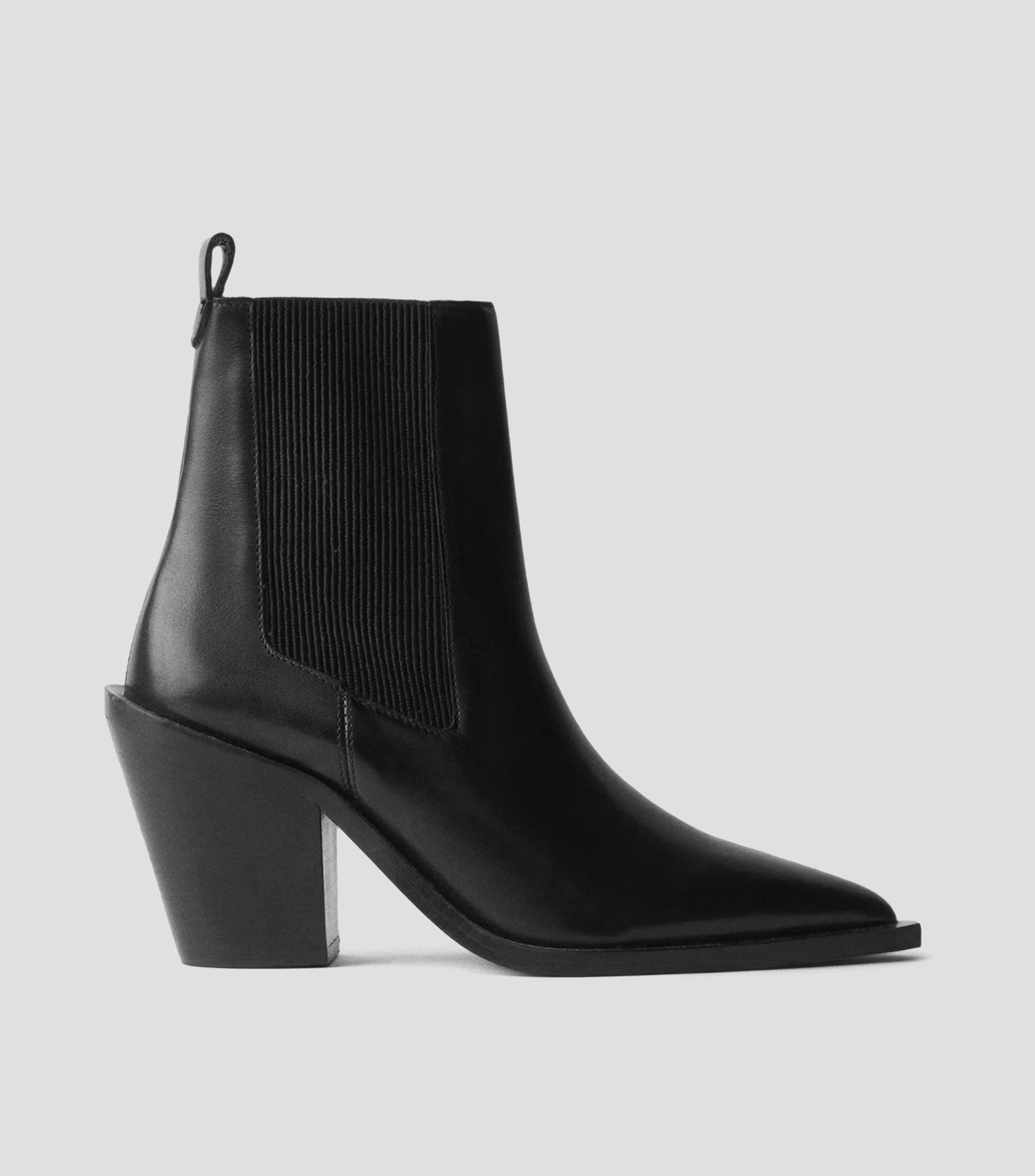 MANGO_1323_Mango Botines con tacón alto en piel bovina Mujer |El ...