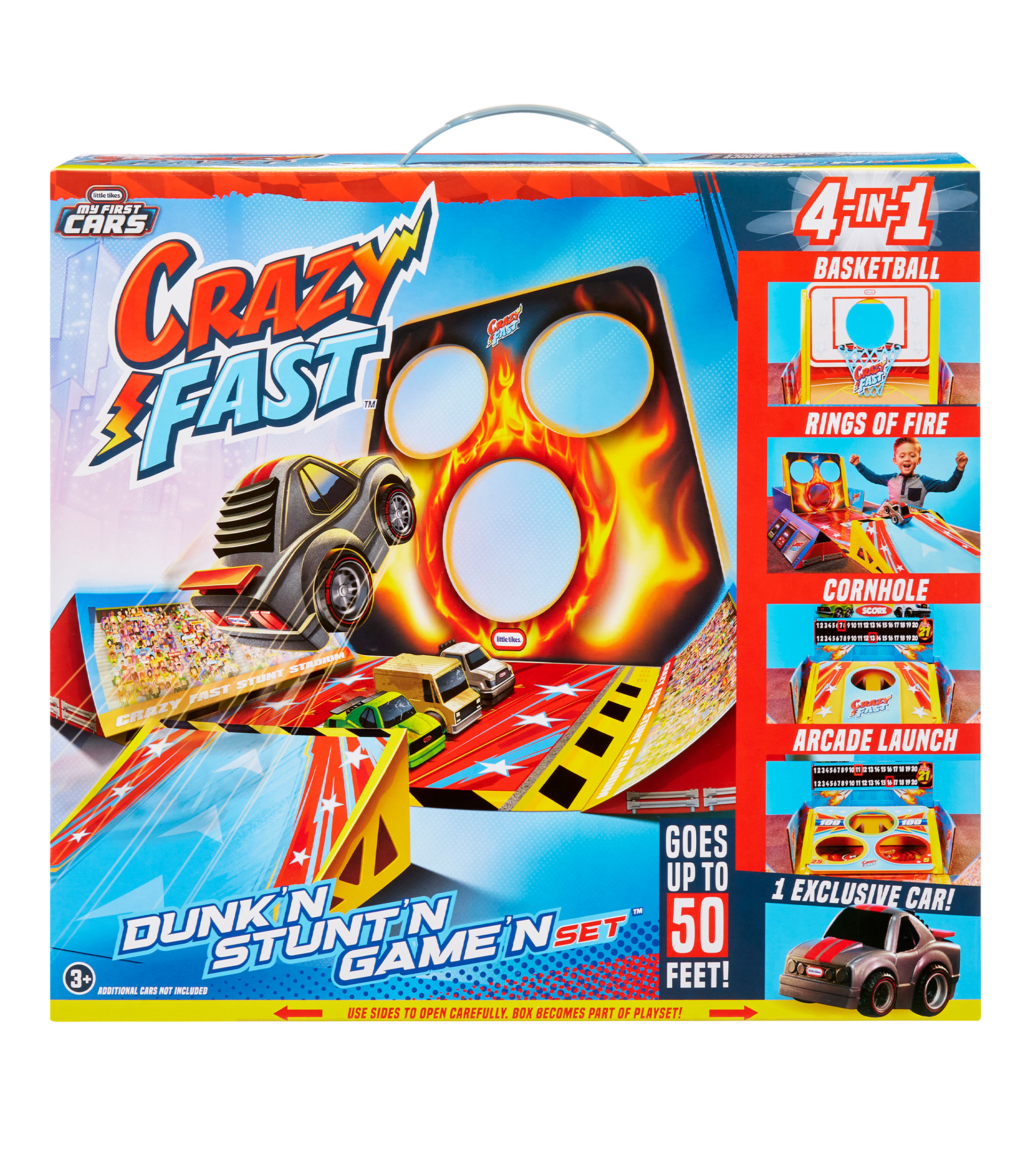 Little Tikes Crazy Fast Fast 4-in-1 Dunk'n, Stunt'n - El Palacio de Hierro