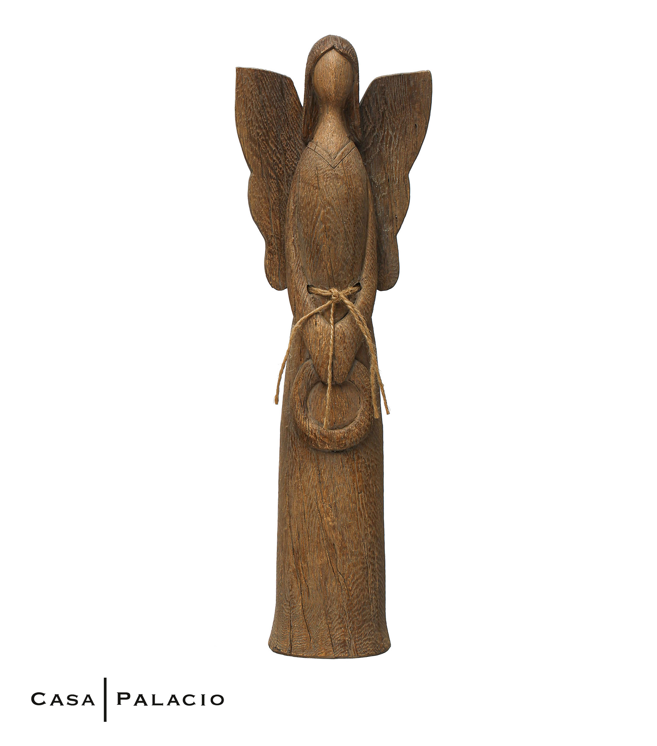 Creative Co-Op Figura decorativa Ángel grande en poliresina - El ...