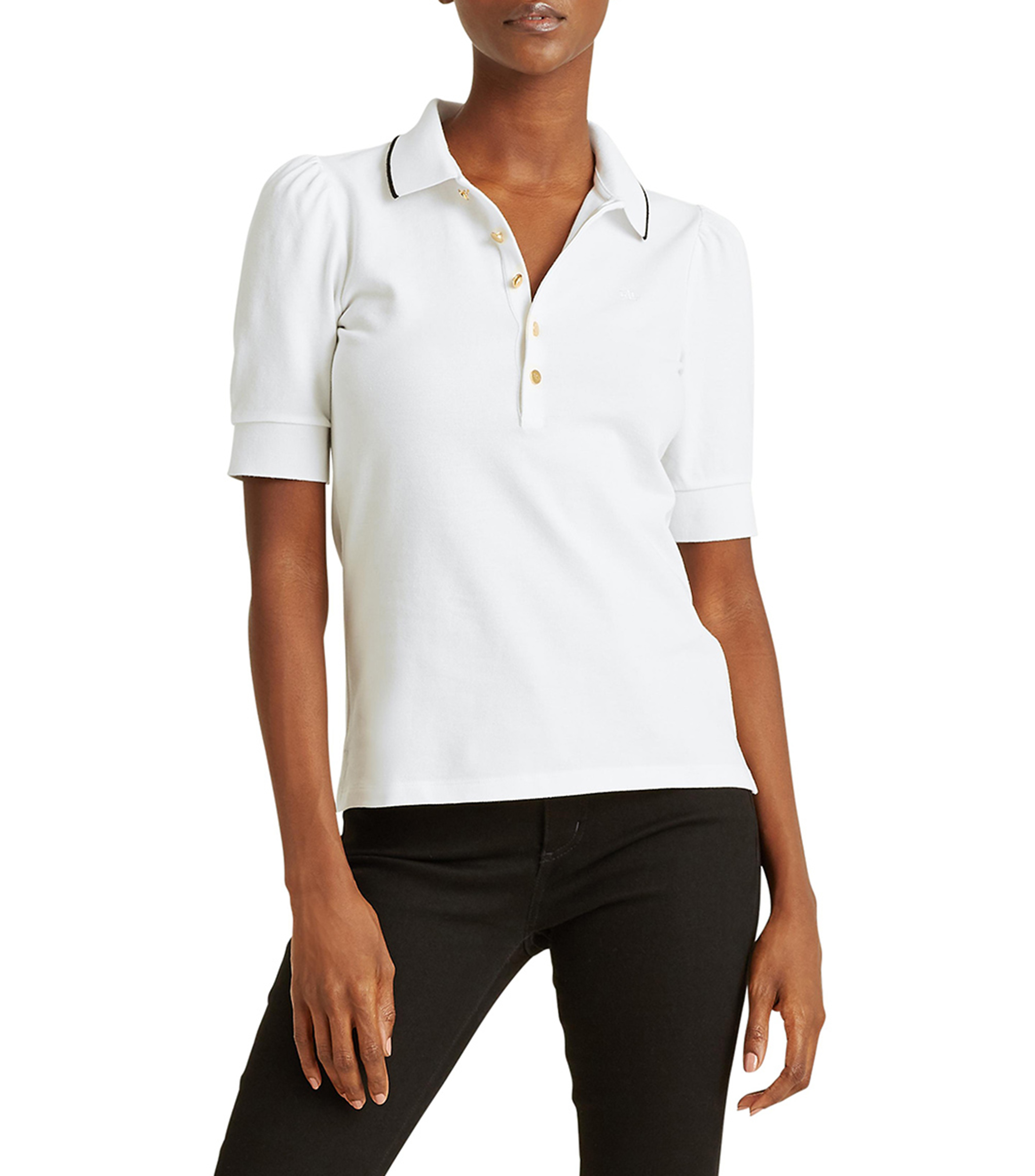 Lauren Ralph Lauren Playera Polo manga corta Mujer- El Palacio de Hierro