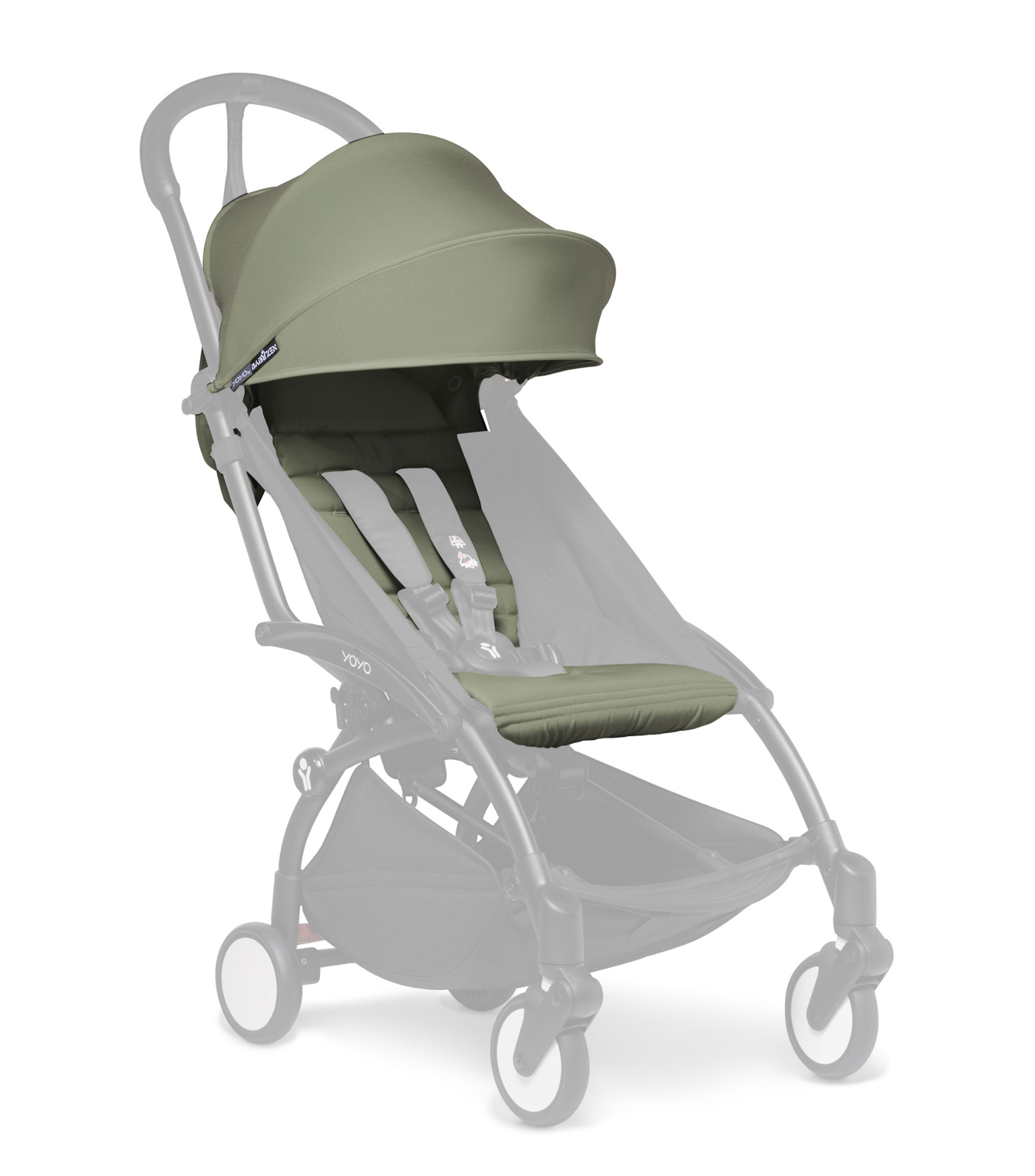 Babyzen Asiento para carriola Yoyo Color pack 6+ Verde olivo - El ...
