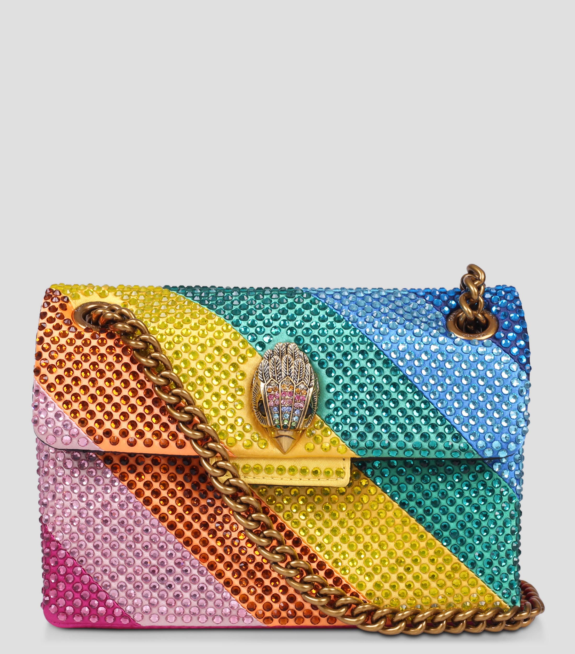 Kurt Geiger: Bolso Crossbody multicolor con pedrería Mujer | El Palacio de Hierro